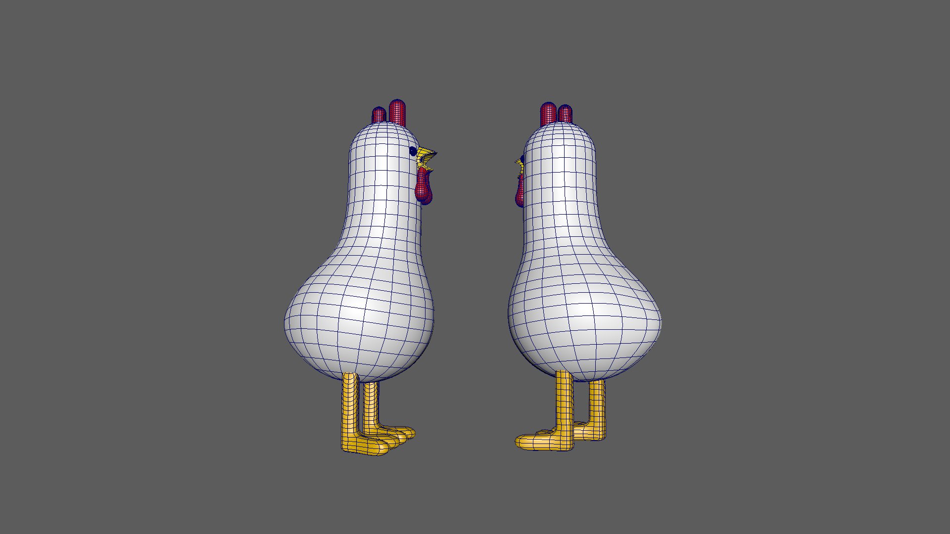 Chicken Cartoon 3D Model - TurboSquid 1227160