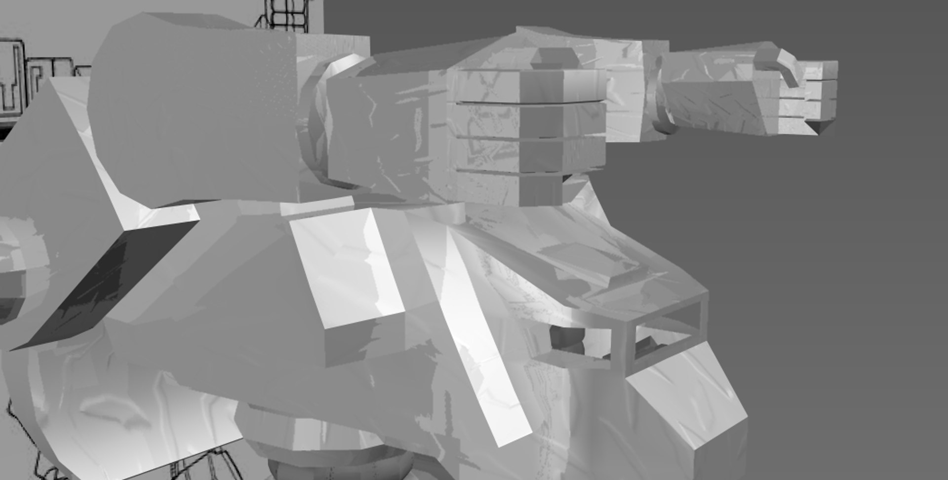 Free Firemoth Omnimech Mech 3d Model