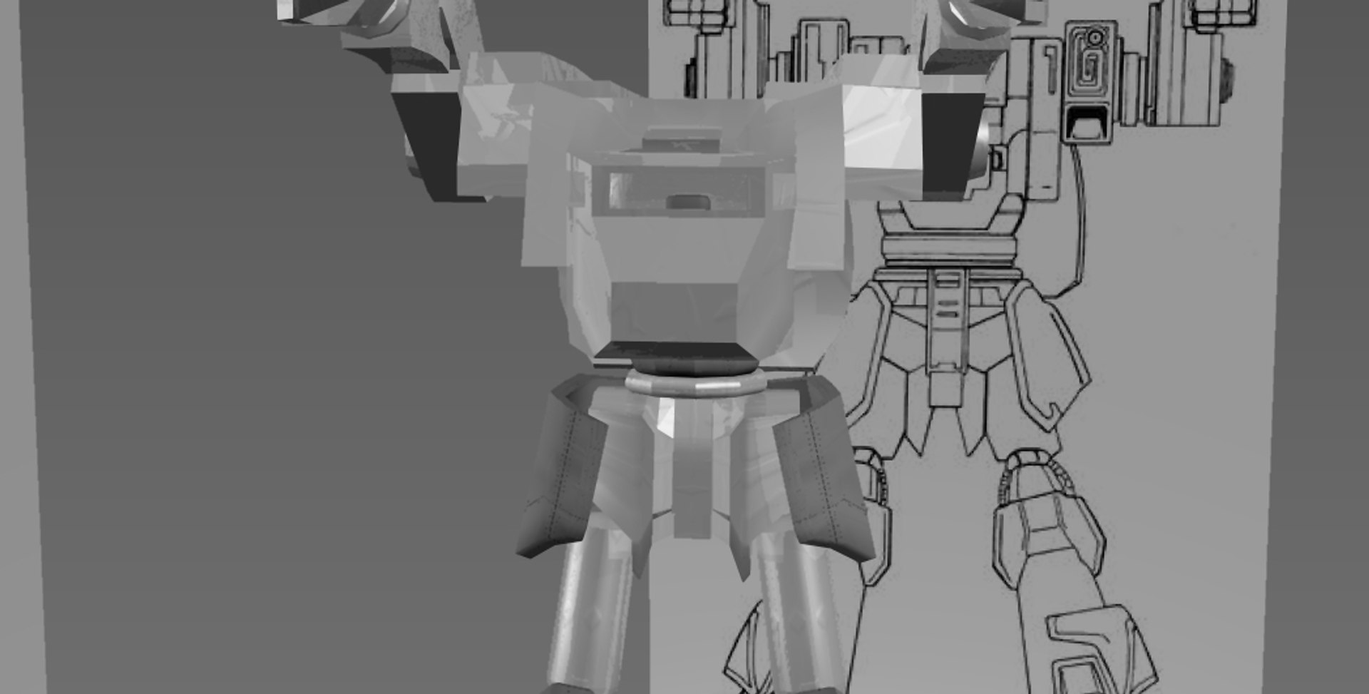 Free Firemoth Omnimech Mech 3d Model