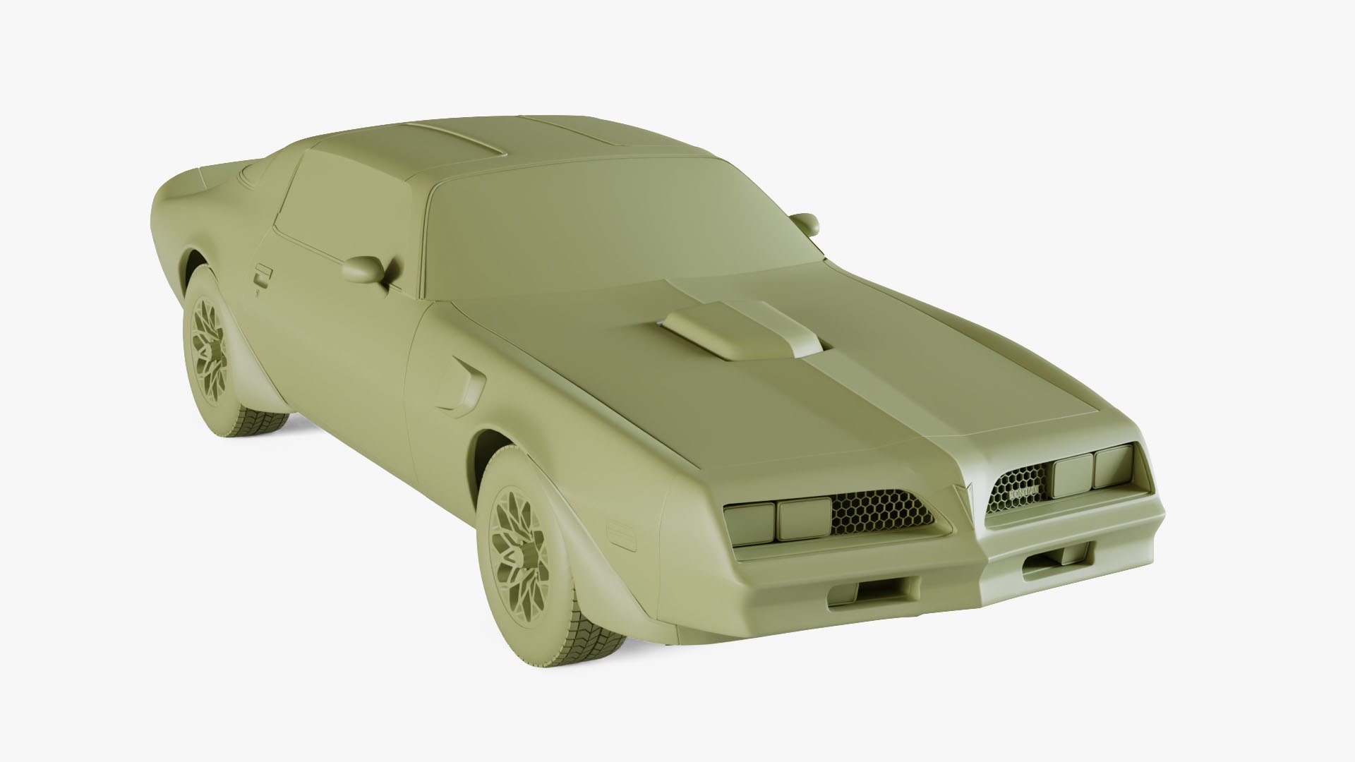 modèle 3D de Pontiac Firebird Trans Am 1977 - TurboSquid 2517278
