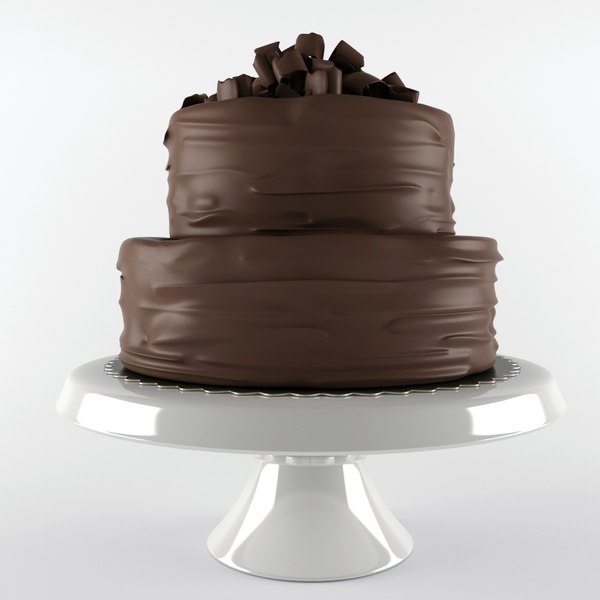 Chocolate Cake 3D Models for Download | TurboSquid