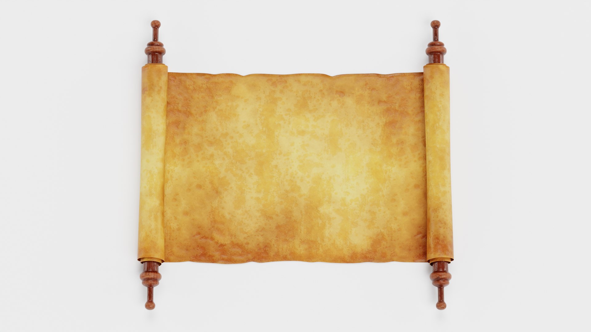 3D Model Scroll Empty 1 - TurboSquid 2200476