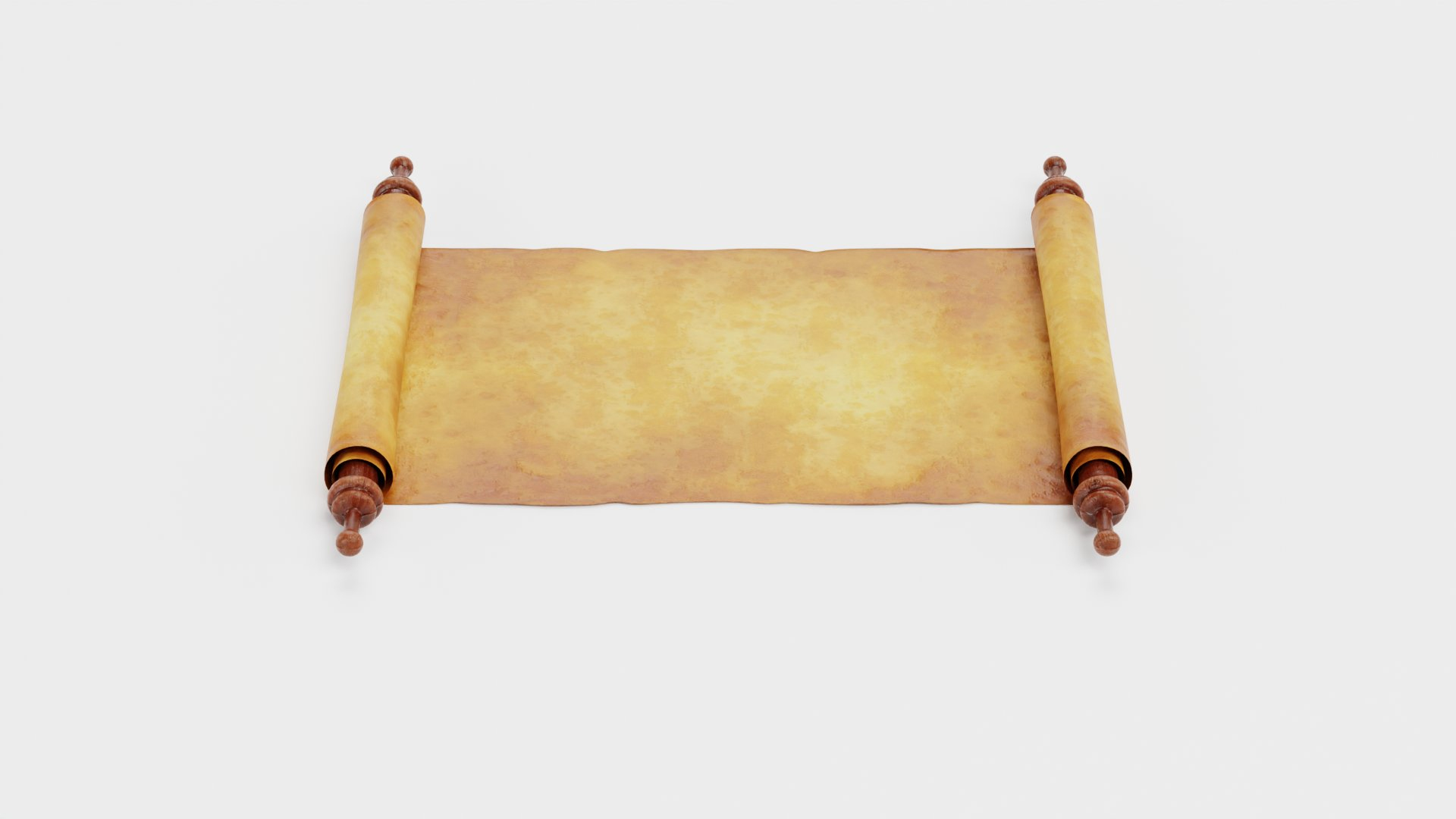 3D Model Scroll Empty 1 - TurboSquid 2200476
