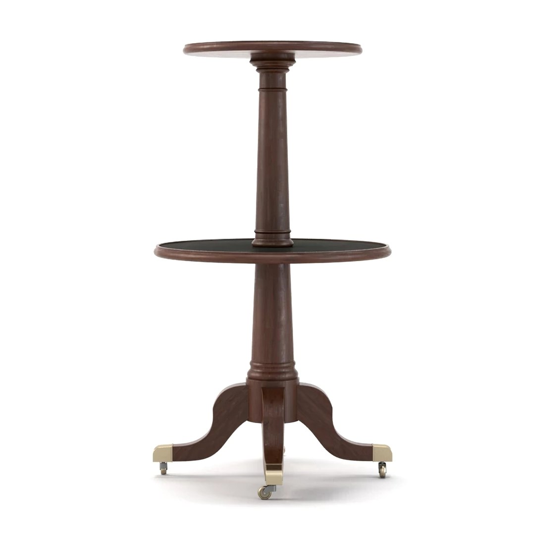 Free 1860s French Two-Tier Round Table 3D model - TurboSquid 1950497