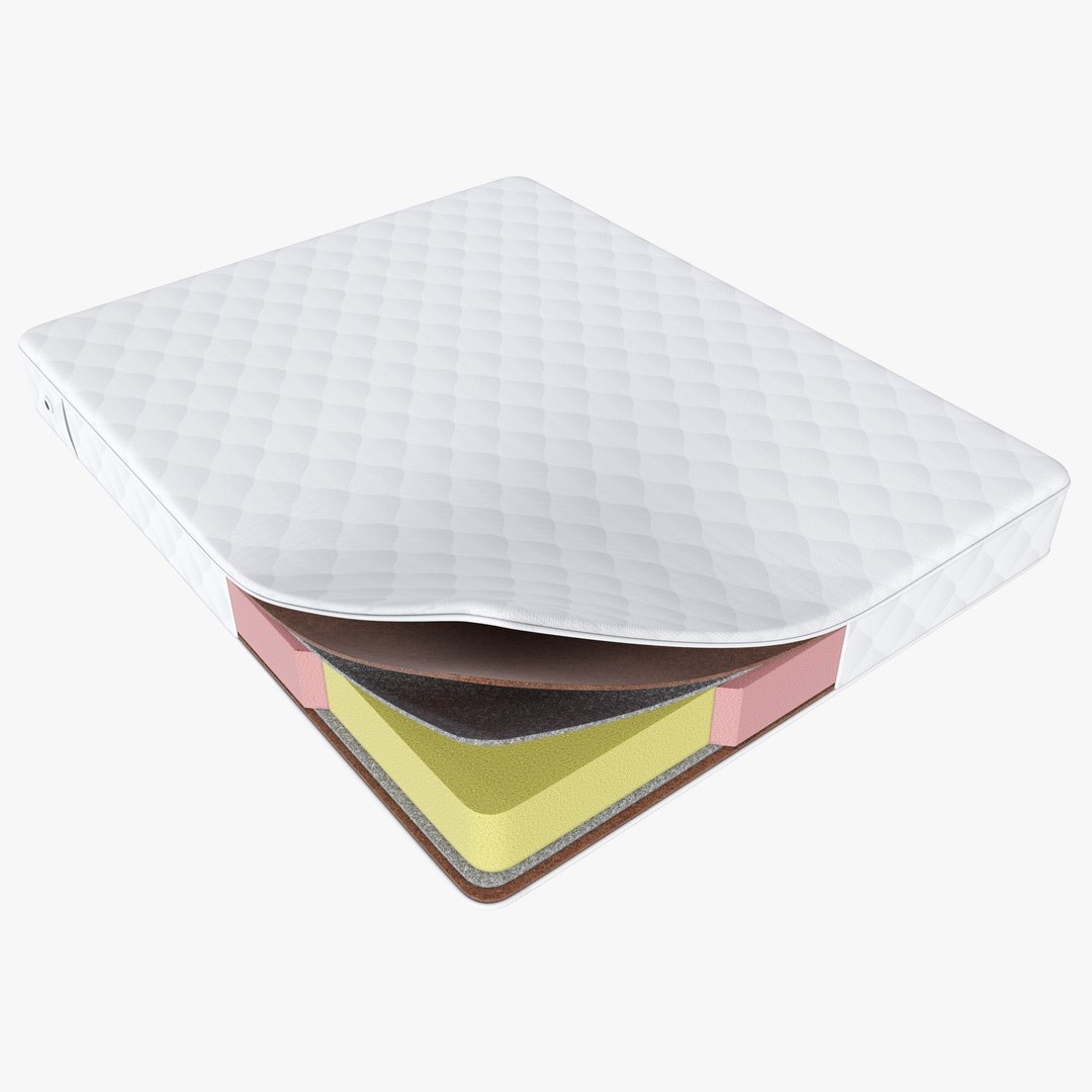 Layered Mattress 3D Model - TurboSquid 1335333
