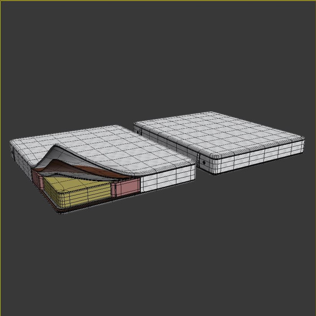 Layered Mattress 3D Model - TurboSquid 1335333