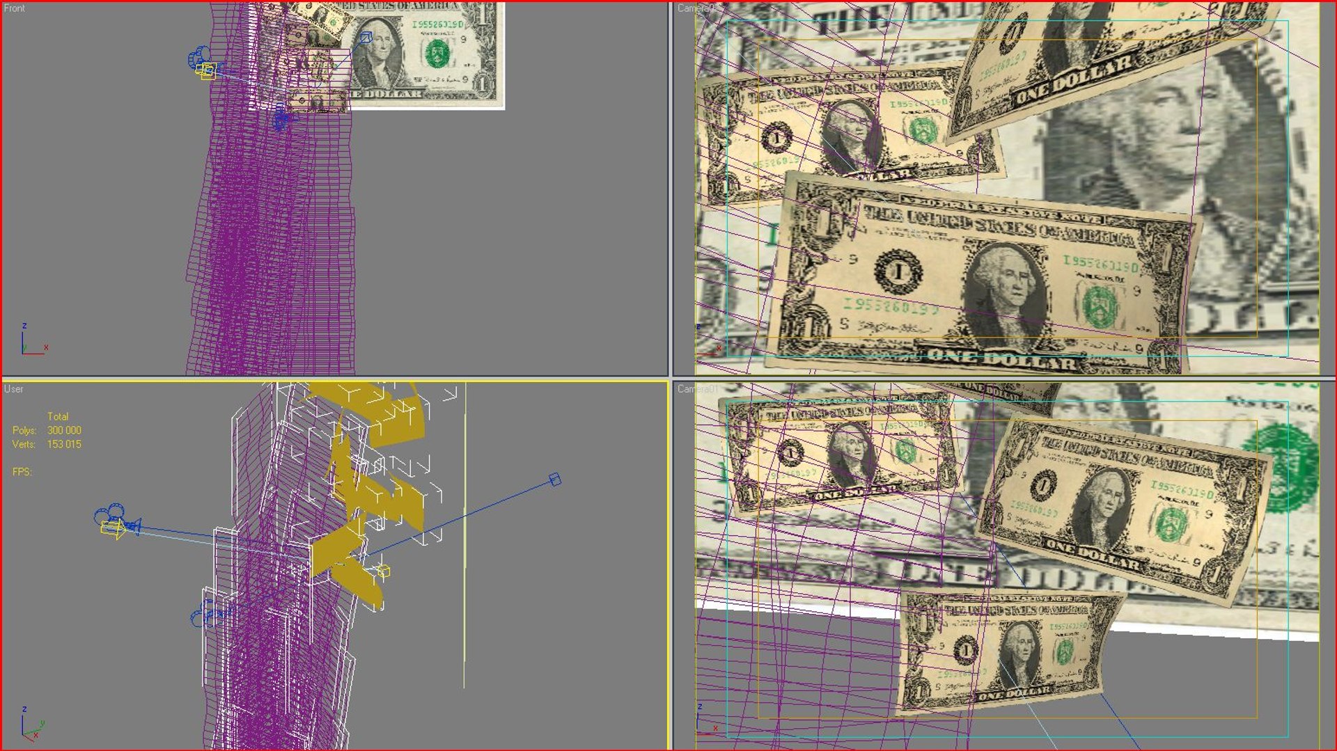 3d Animation Dollar