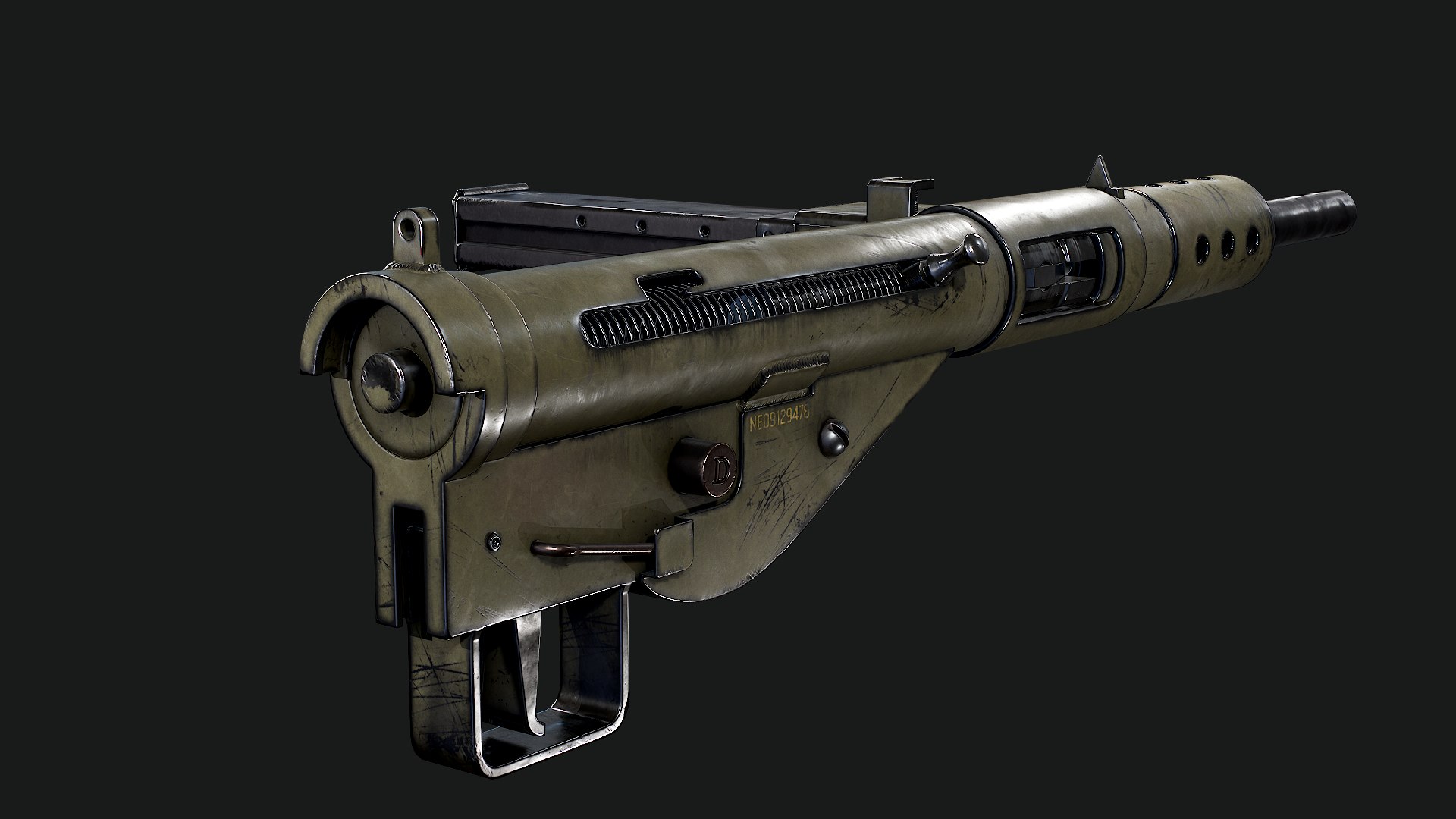 Sten Mk2 model - TurboSquid 1850770