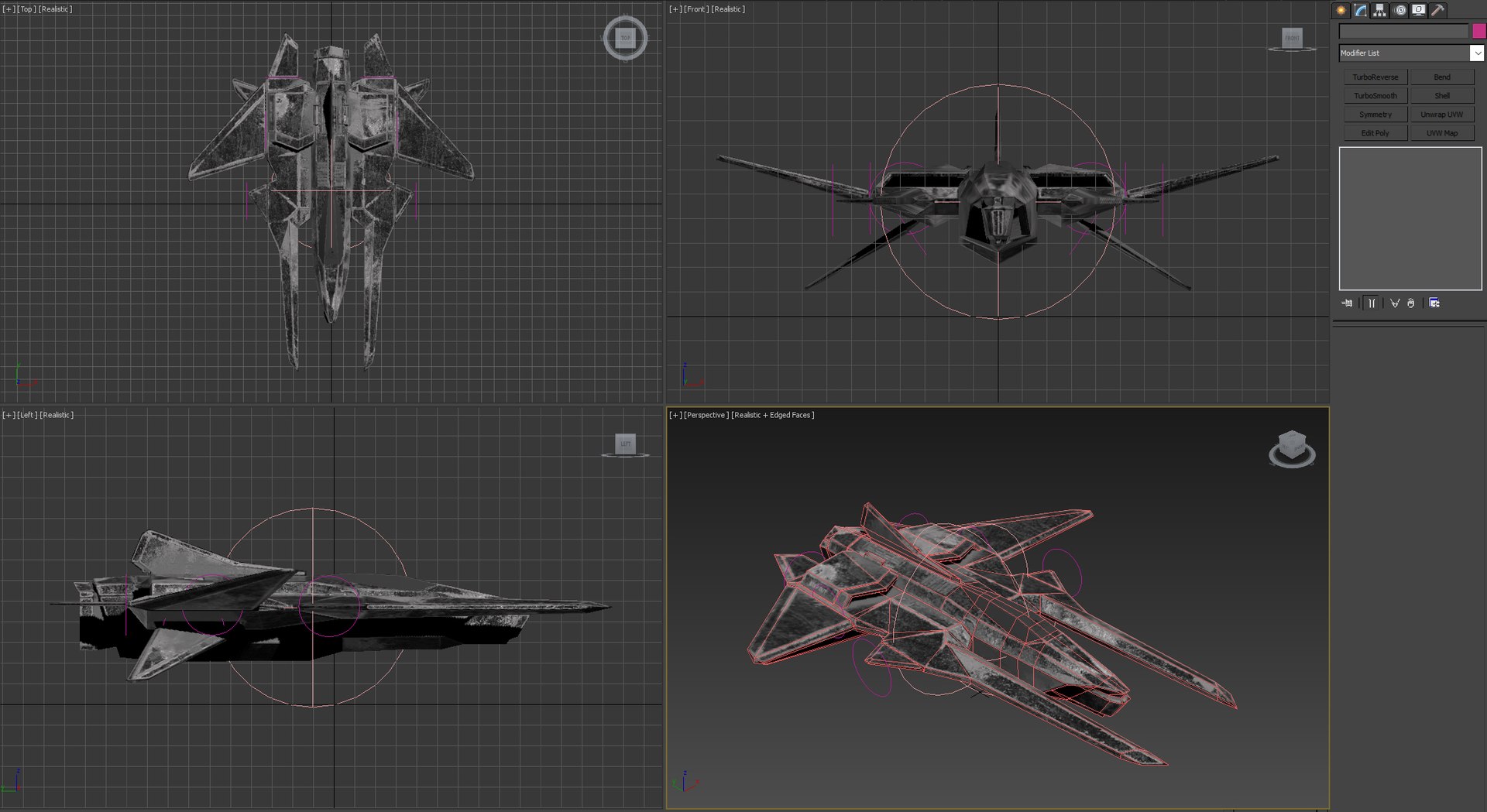 3D Model Spaceship Fighter N5 - TurboSquid 1960354