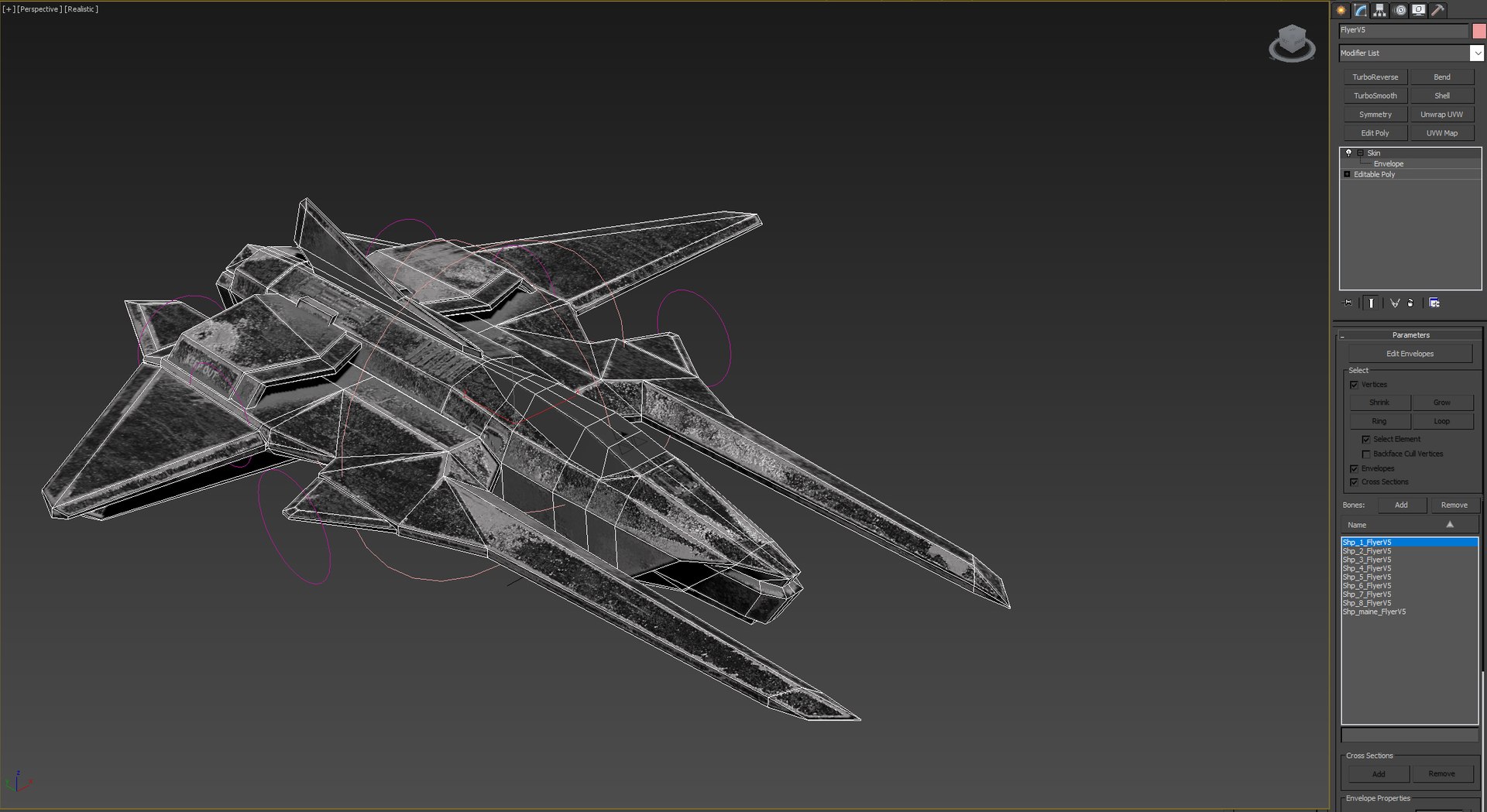 3D Model Spaceship Fighter N5 - TurboSquid 1960354