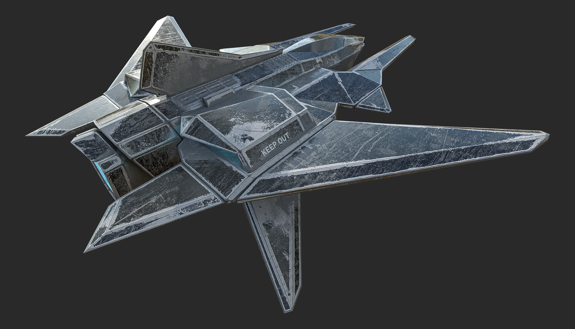 3D Model Spaceship Fighter N5 - TurboSquid 1960354
