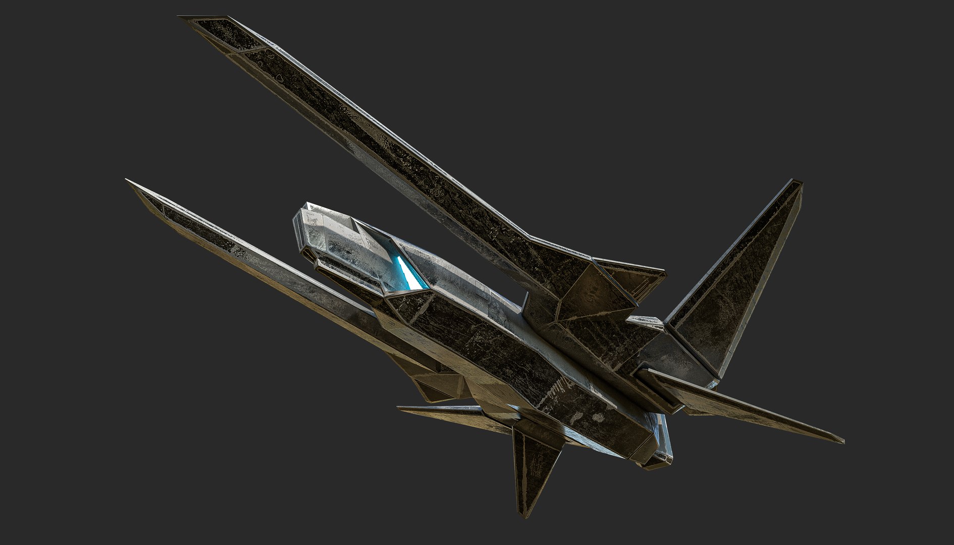 3D Model Spaceship Fighter N5 - TurboSquid 1960354