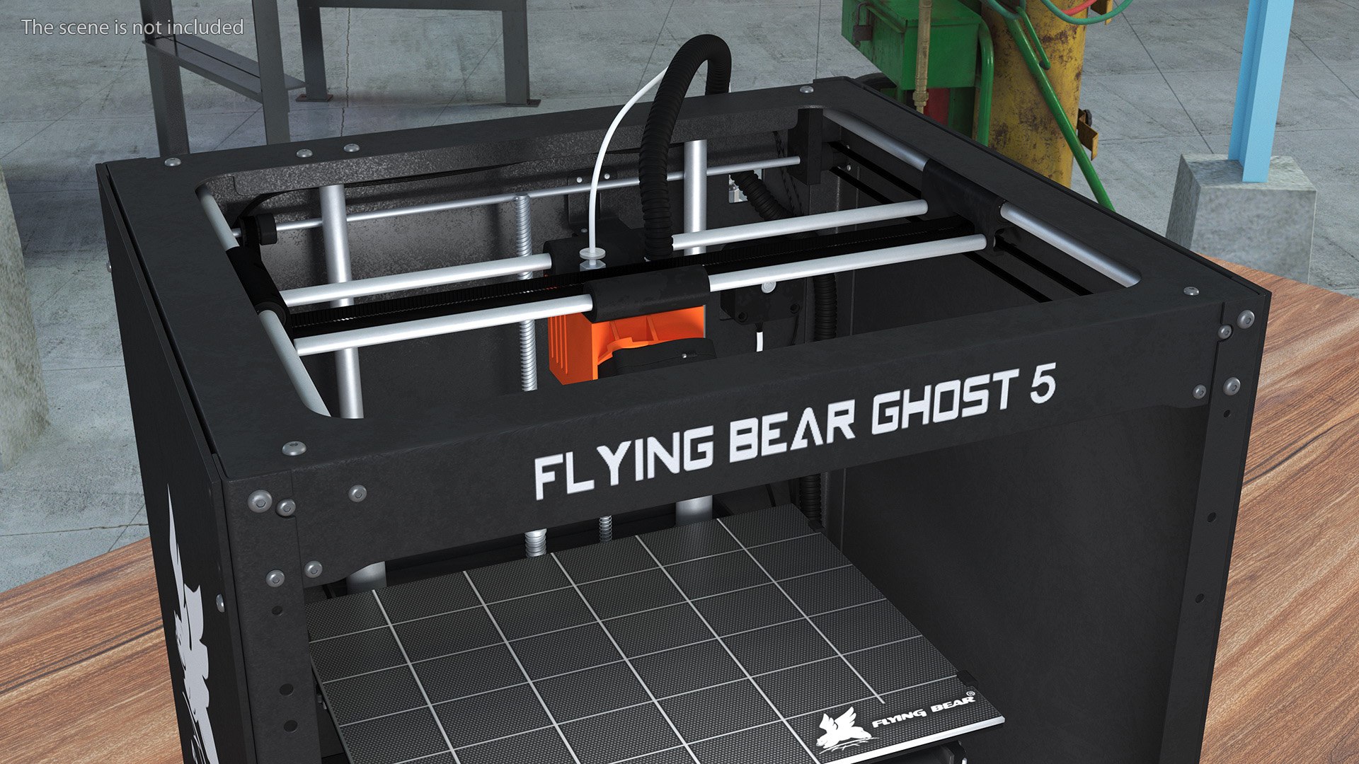 3D Flying Bear Ghost 5 3D Printer Rigged For Maya - TurboSquid 2095485