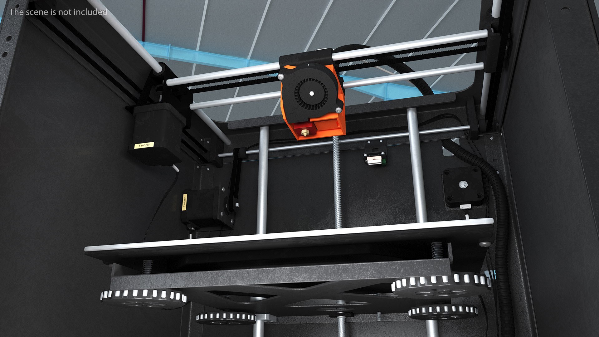 3D Flying Bear Ghost 5 3D Printer Rigged For Maya - TurboSquid 2095485