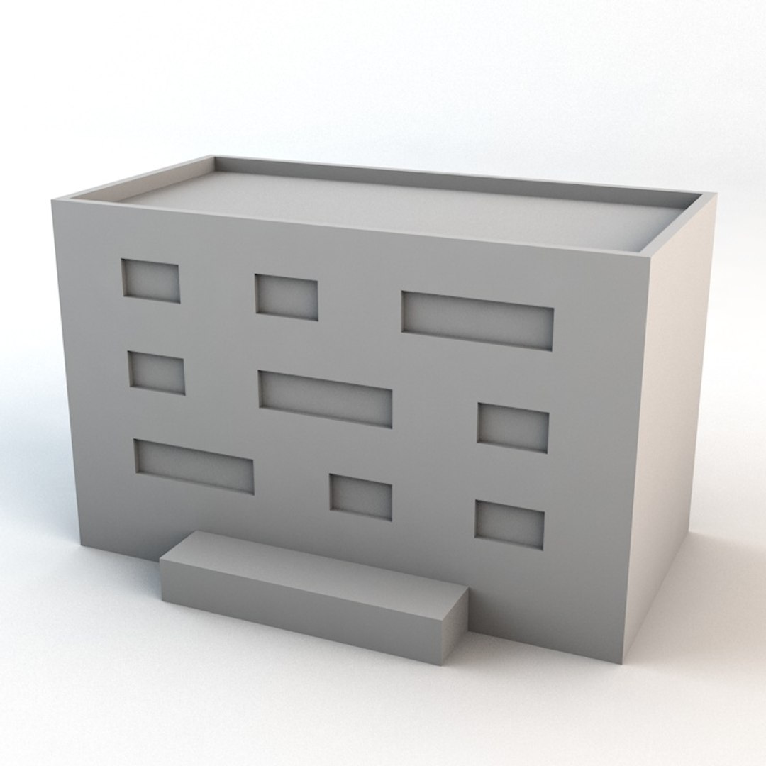 3d Buildings Minimal Minimalistic