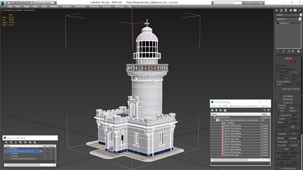 3D Point Perpendicular Lighthouse - TurboSquid 1739501