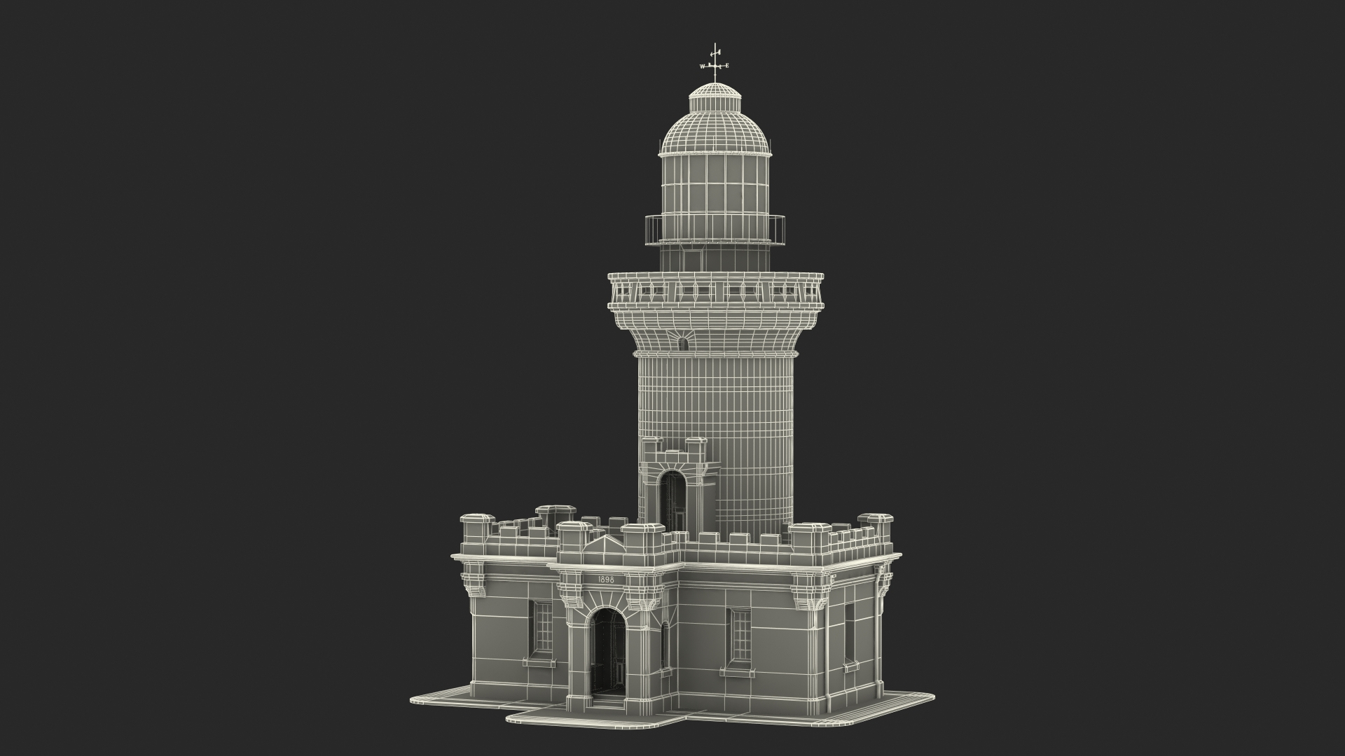 3D Point Perpendicular Lighthouse - TurboSquid 1739501