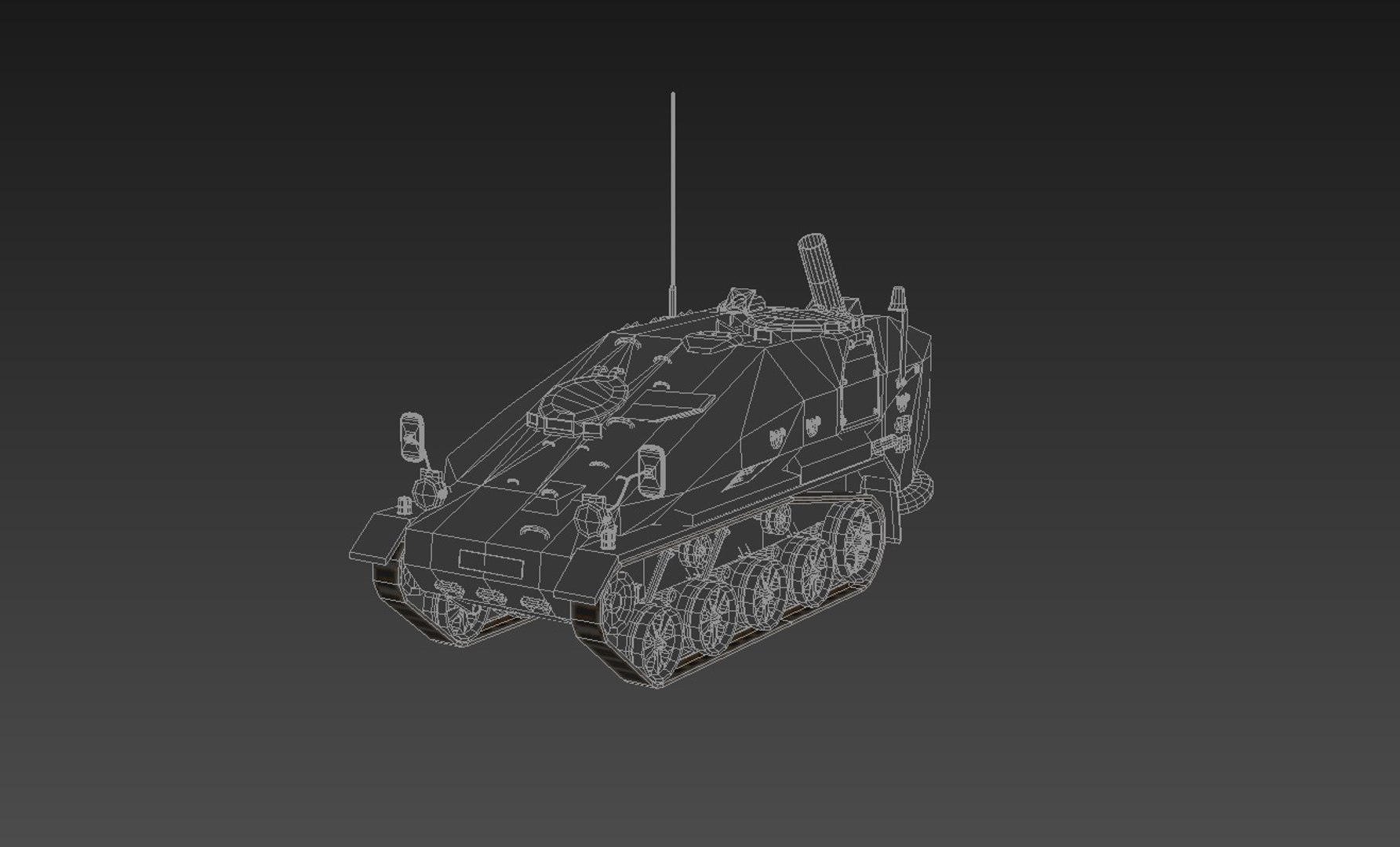 3D Model Mortar Wiesel - TurboSquid 1400457