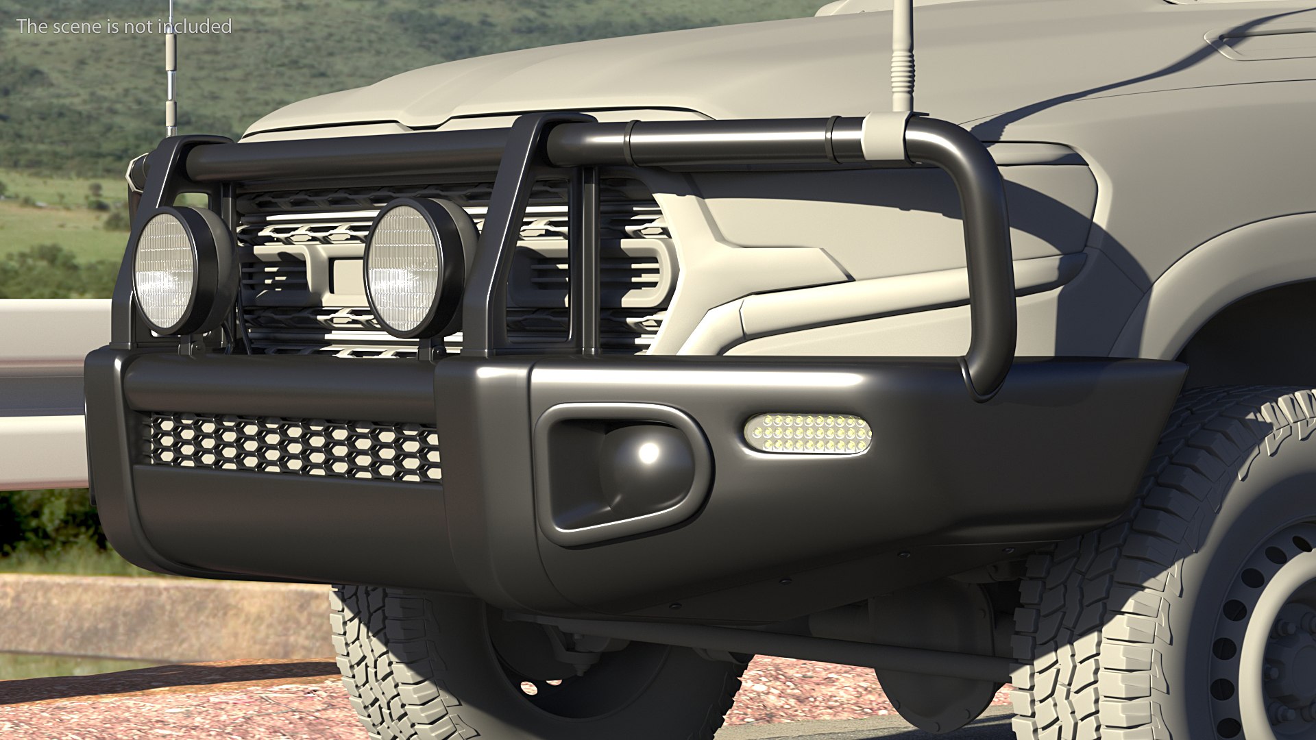 Black Steel Bullbar 3D Model - TurboSquid 1643233