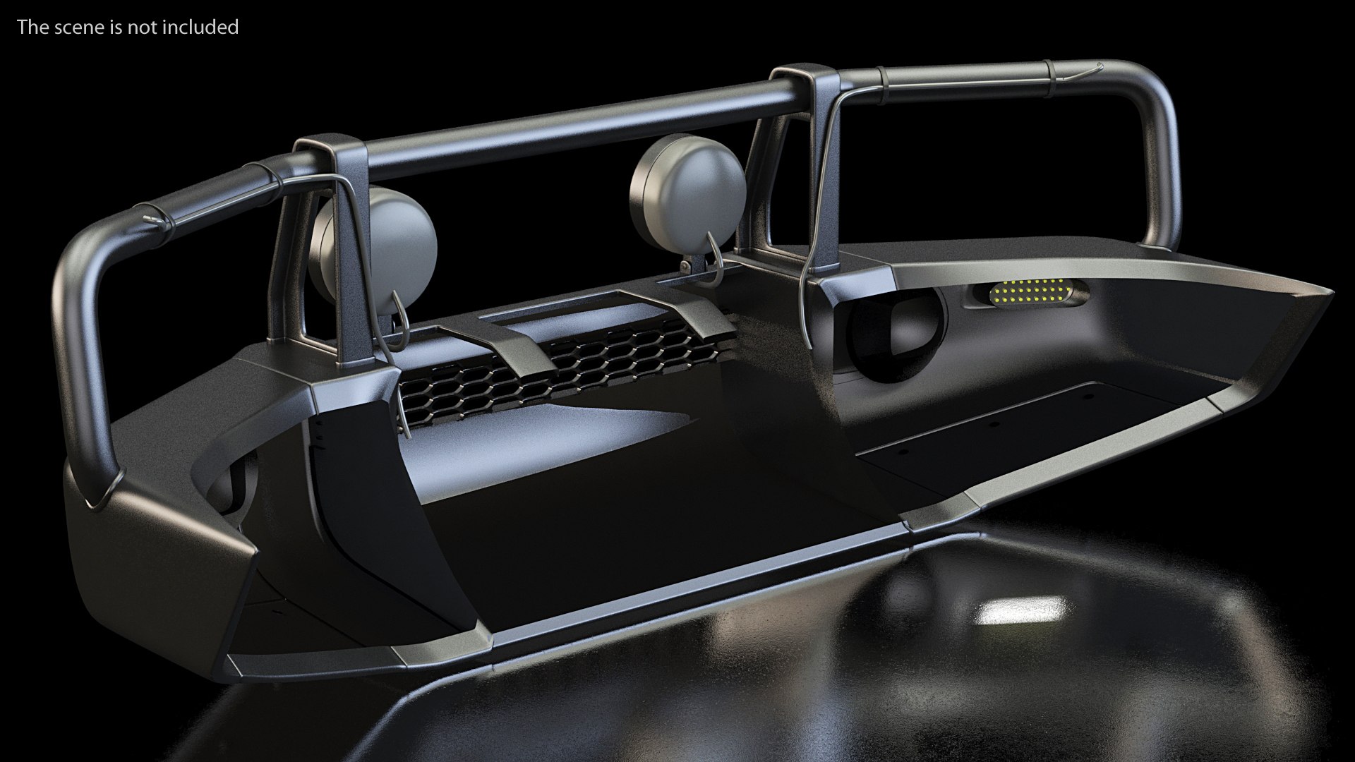 Black Steel Bullbar 3D Model - TurboSquid 1643233