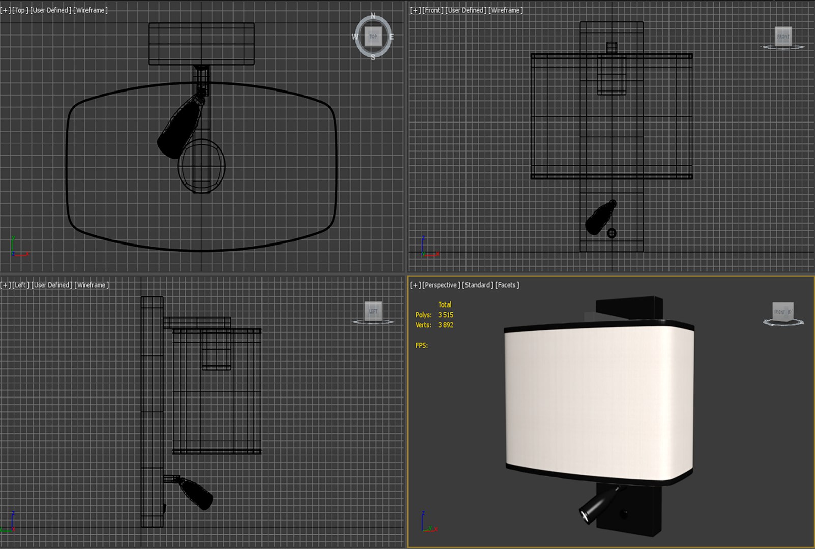 Wall Light GUEST 3D Model - TurboSquid 1940276
