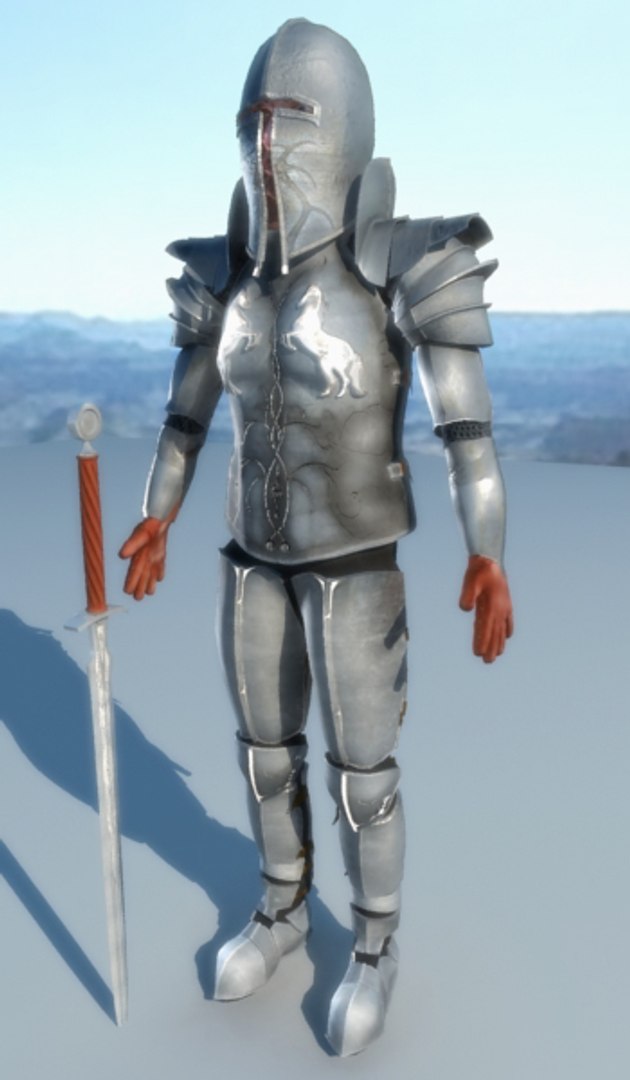 Fantasy Knight Rigged Max
