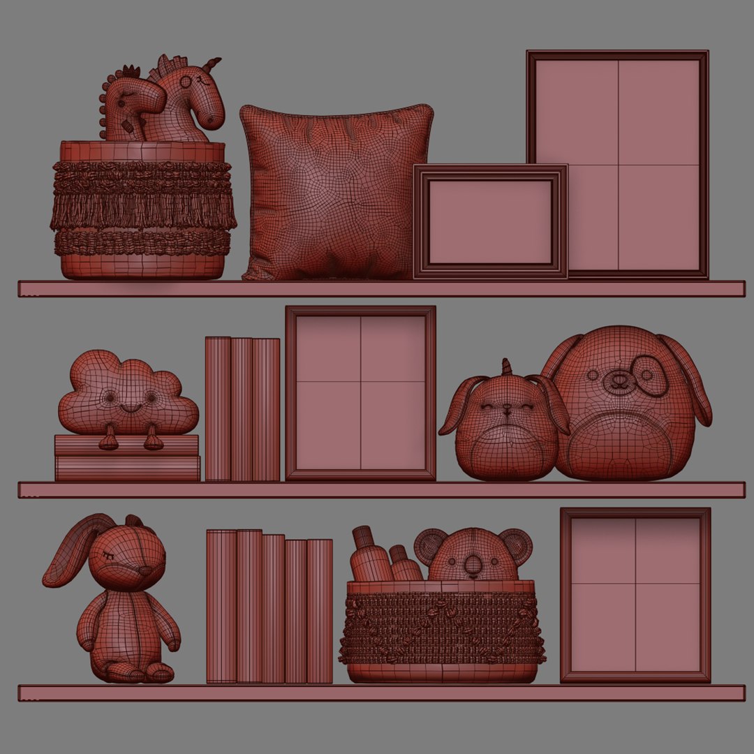 3D Kids Room Decor 48 Model - TurboSquid 1945947