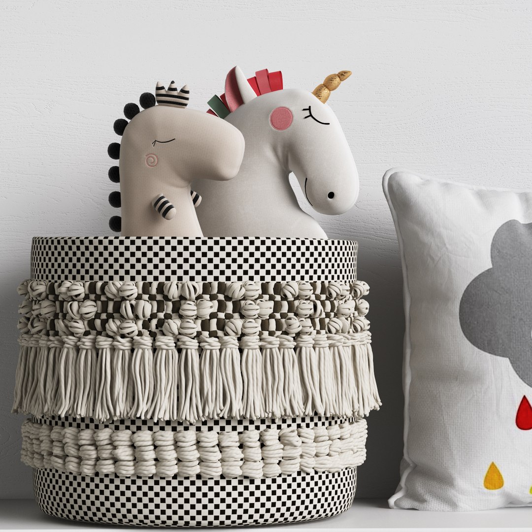 3D Kids Room Decor 48 Model - TurboSquid 1945947