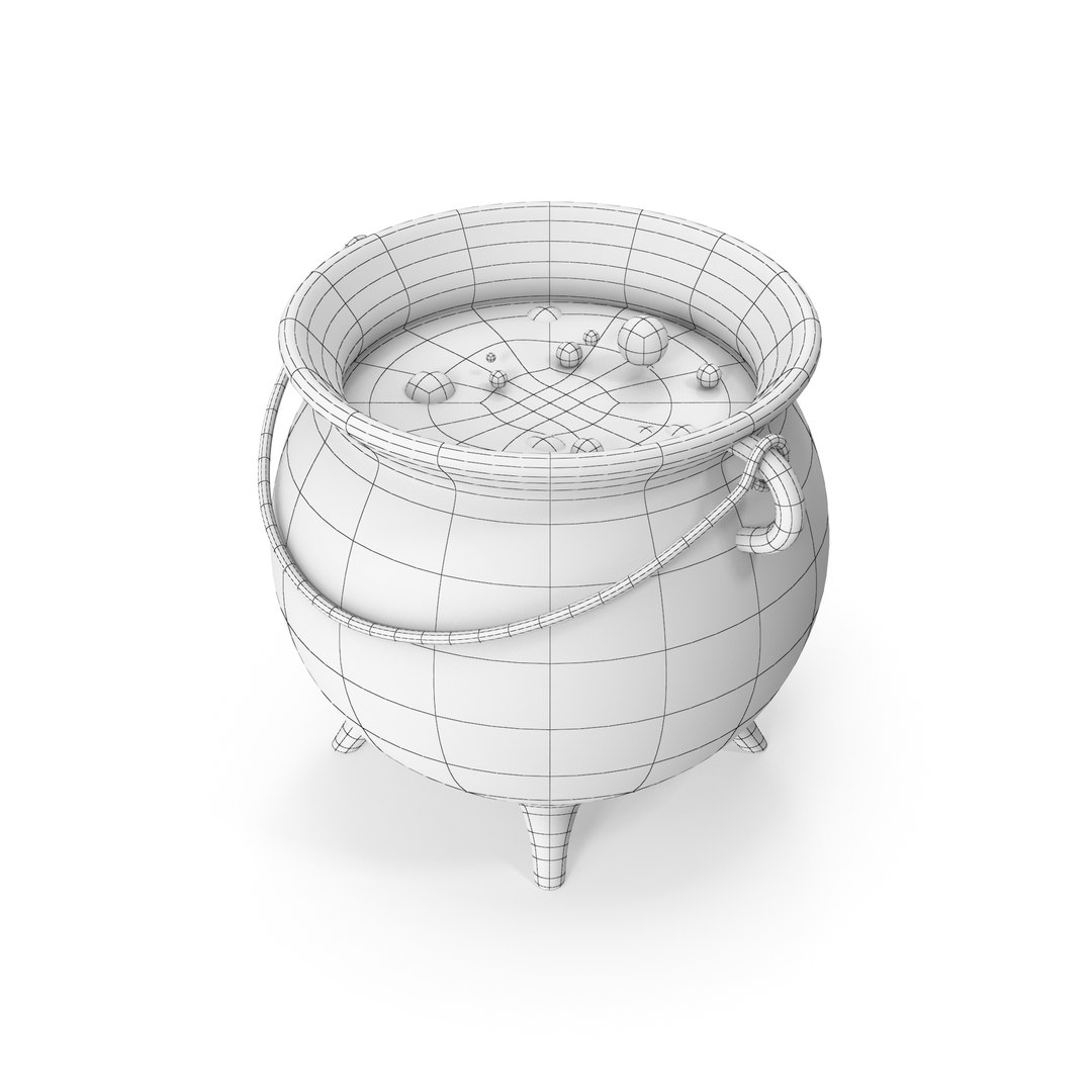 3D Cauldron With Magic Potion - TurboSquid 2002391