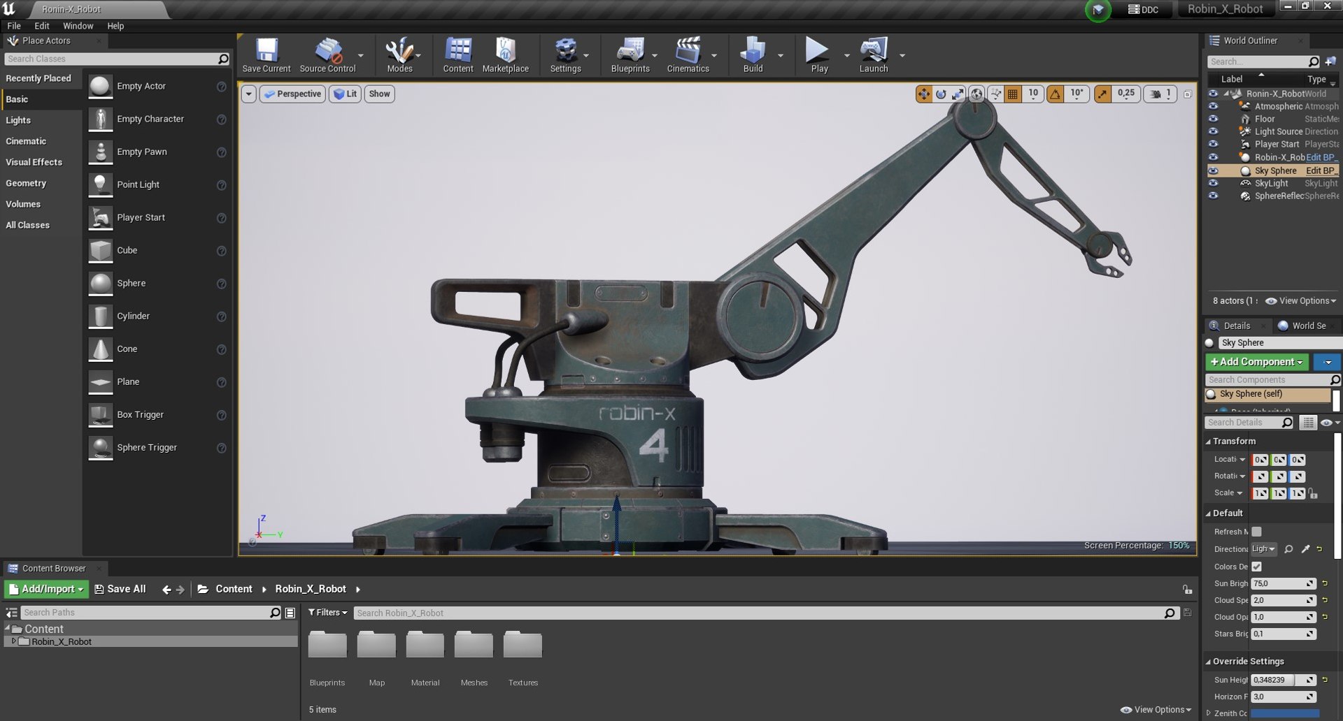 Robin-X Robot Model - TurboSquid 2038741