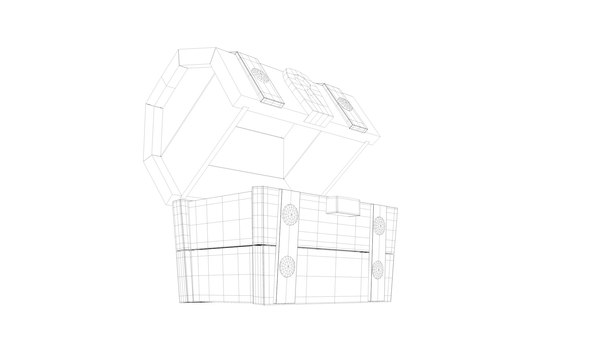 Clash Royale 나무 상자 보물 3D 모델 - TurboSquid 1669141