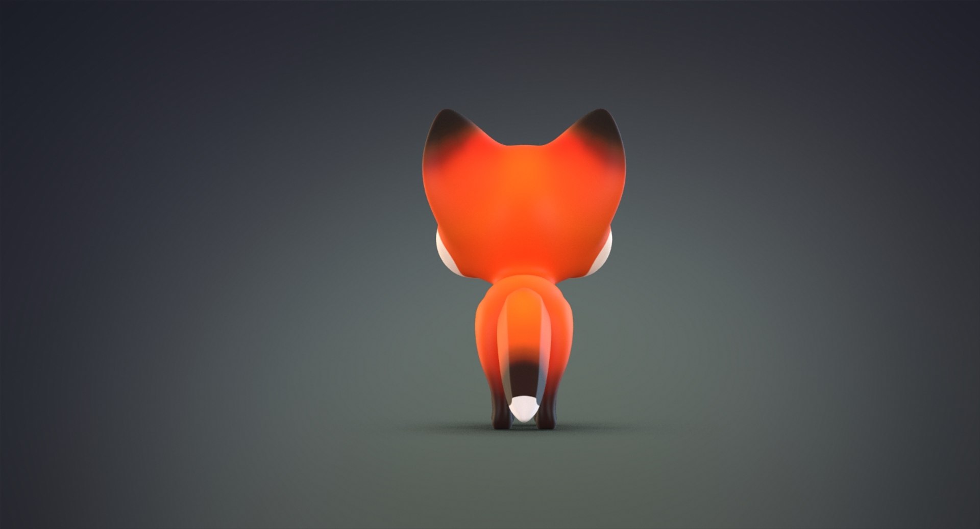 3D cute cartoon fox 2 model - TurboSquid 1345885
