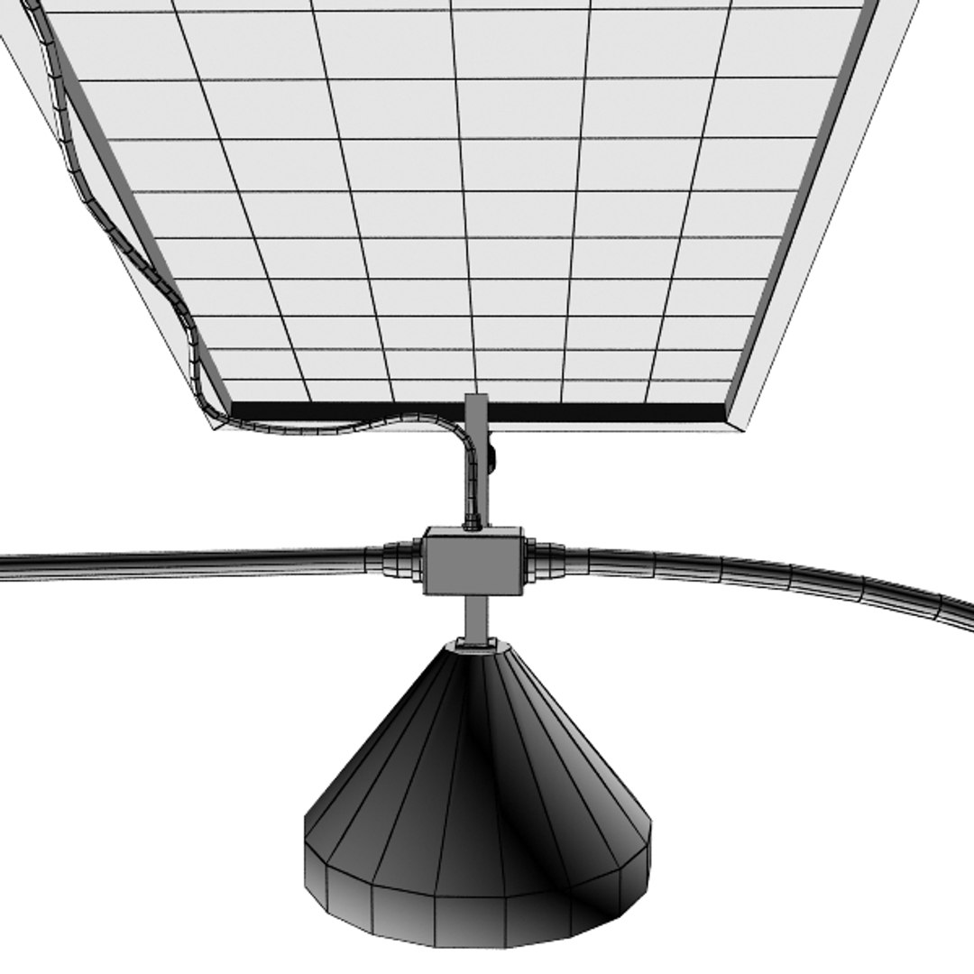 solar panel 3d model