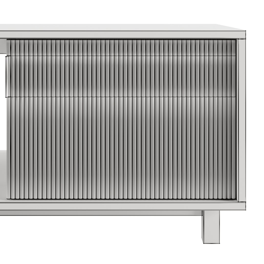3D Model Solin Fluted Door Media Stand - TurboSquid 2346311