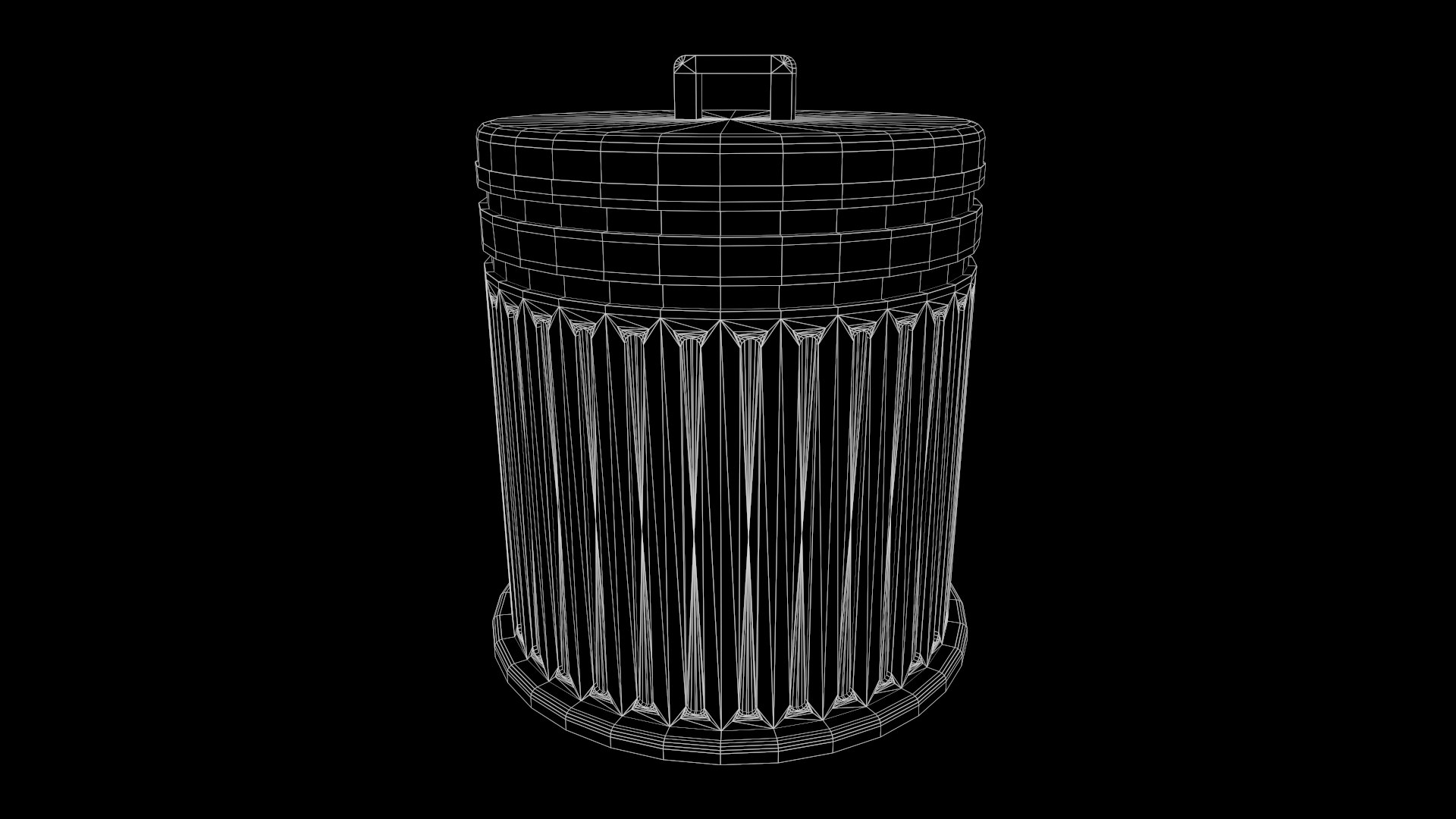 Trash Can Game Ready Low Poly 3D - TurboSquid 1792328