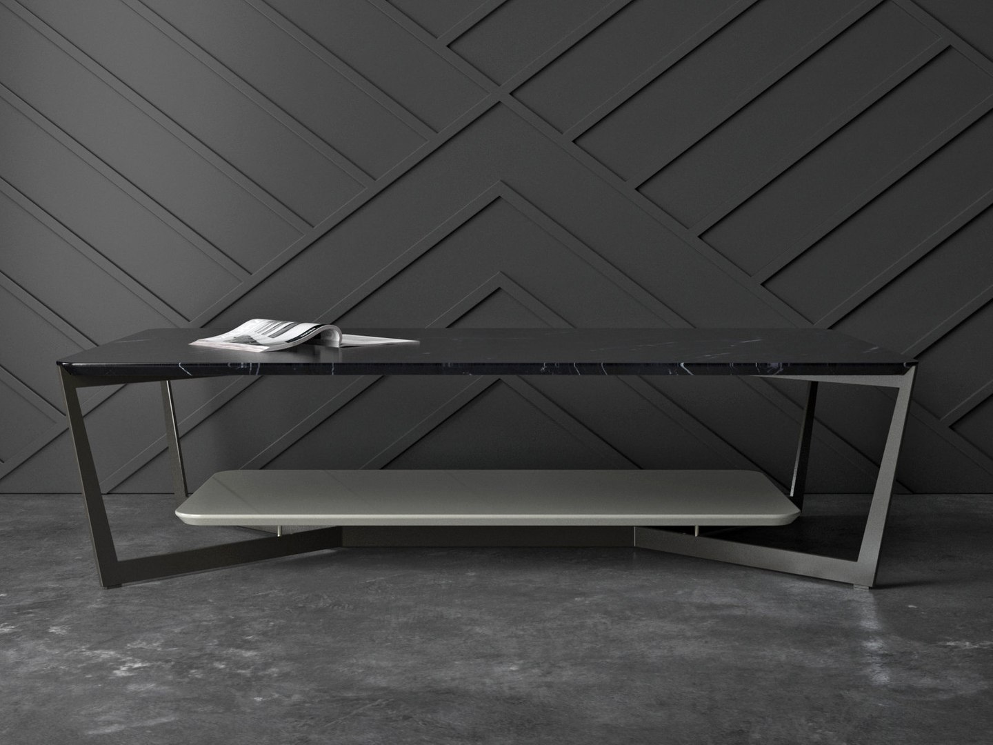 Frisco 130 coffee table model - TurboSquid 1308703