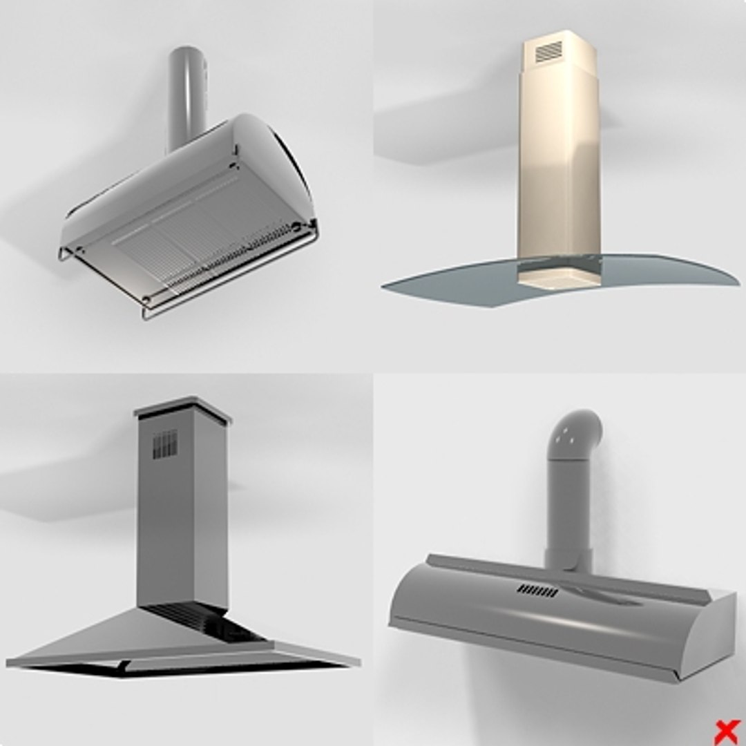 kitchen air cleaner 3d model