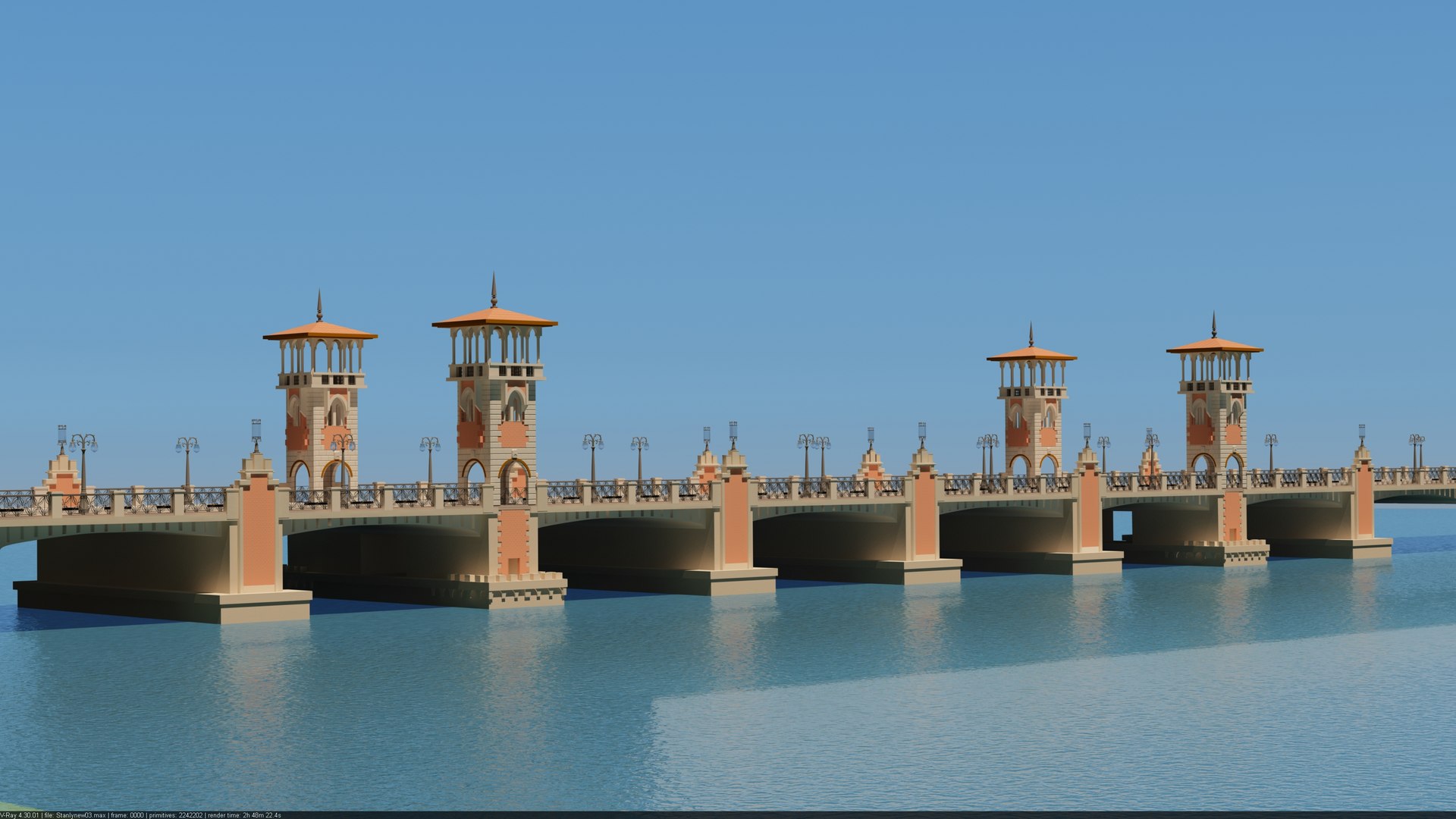 3D Stanley Bridge Model - TurboSquid 1196656