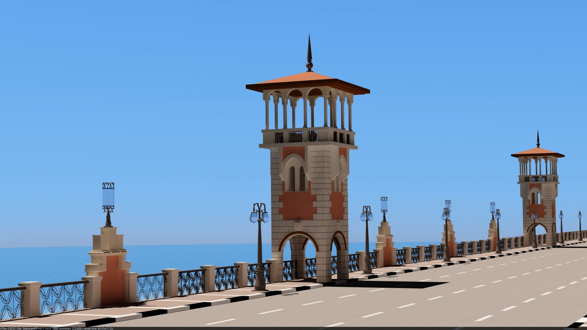 3D Stanley Bridge Model - TurboSquid 1196656