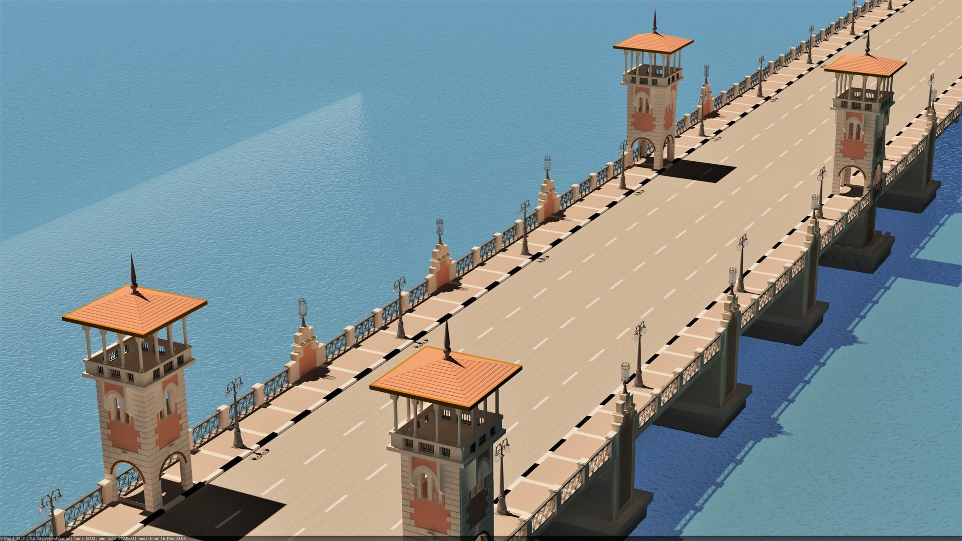 3D Stanley Bridge Model - TurboSquid 1196656