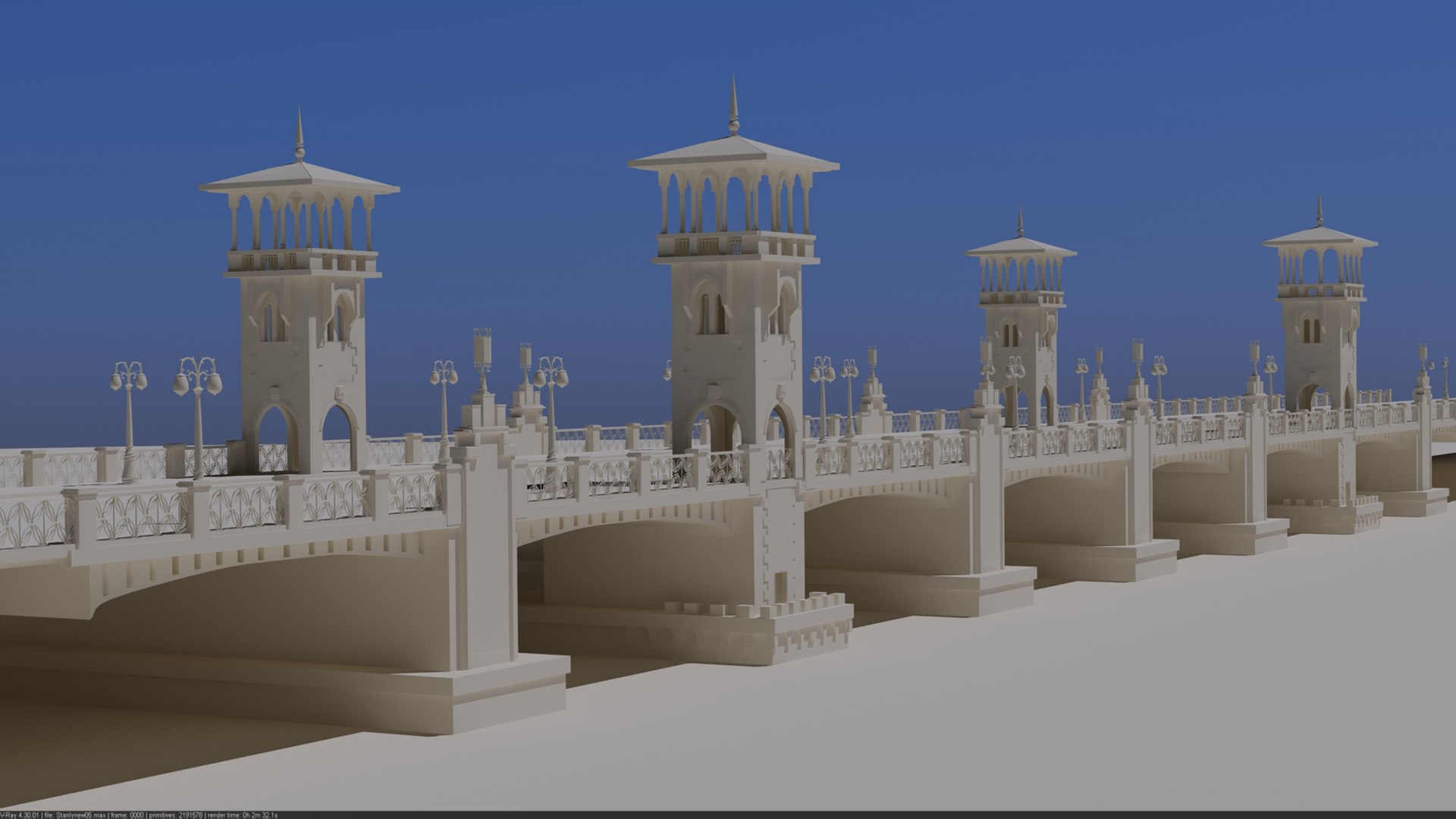 3D Stanley Bridge Model - TurboSquid 1196656
