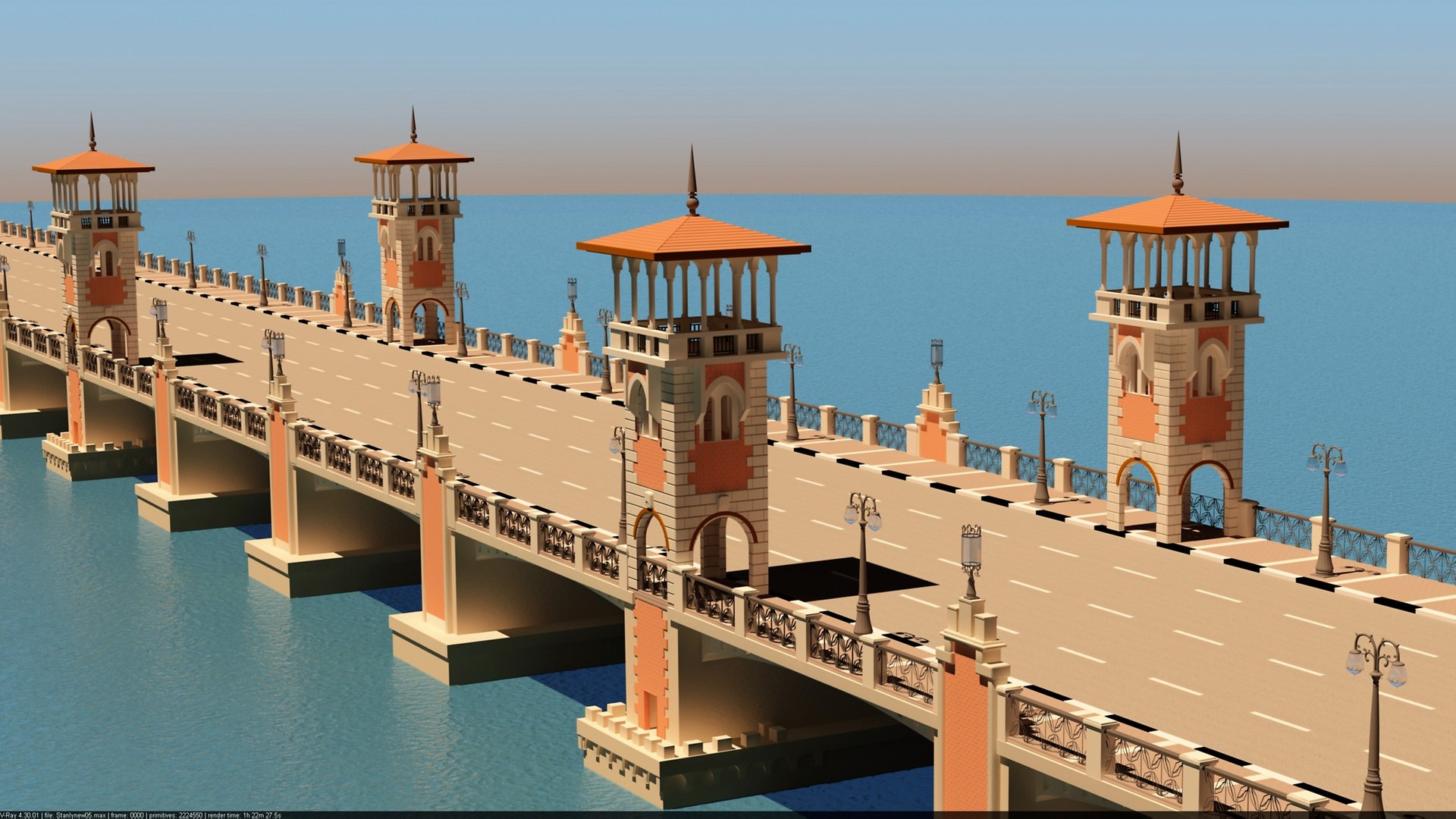 3D Stanley Bridge Model - TurboSquid 1196656