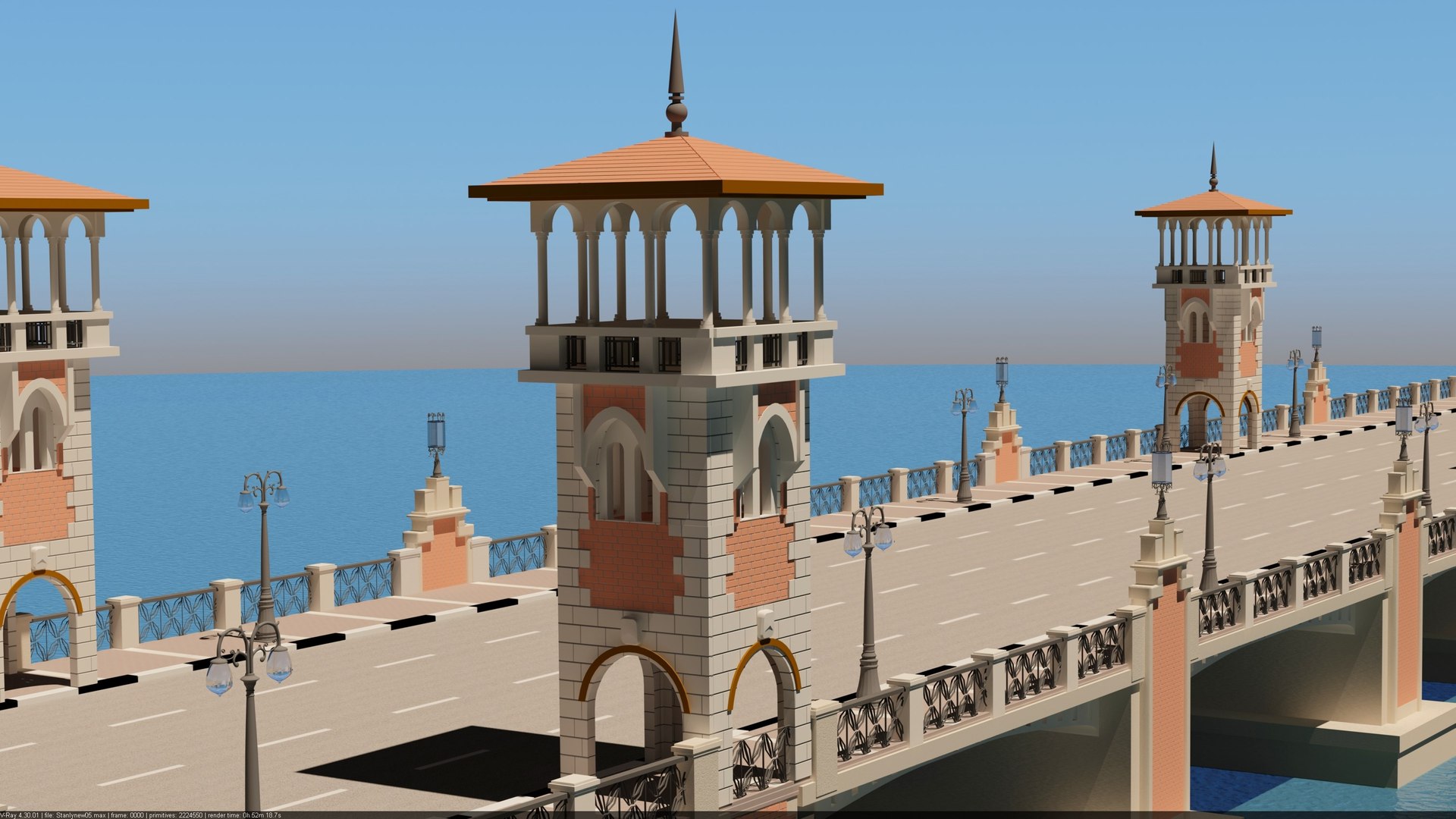 3D Stanley Bridge Model - TurboSquid 1196656