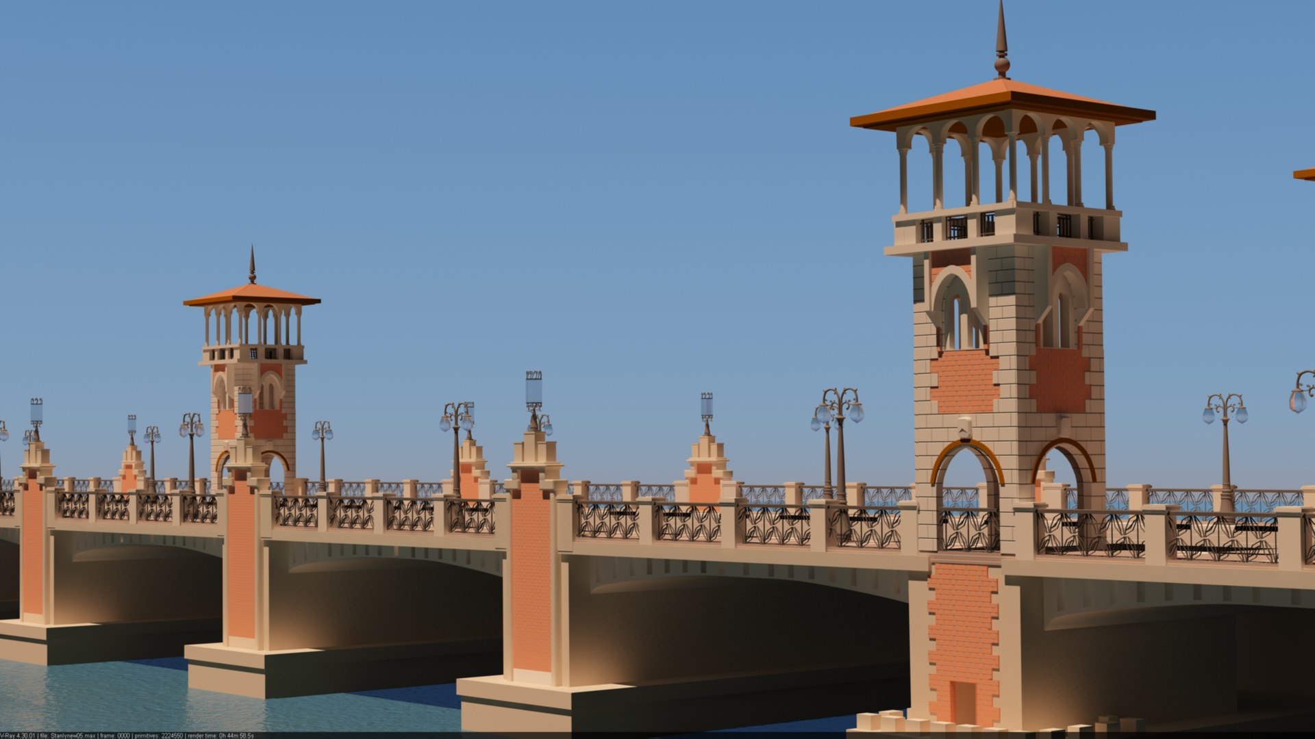 3D Stanley Bridge Model - TurboSquid 1196656