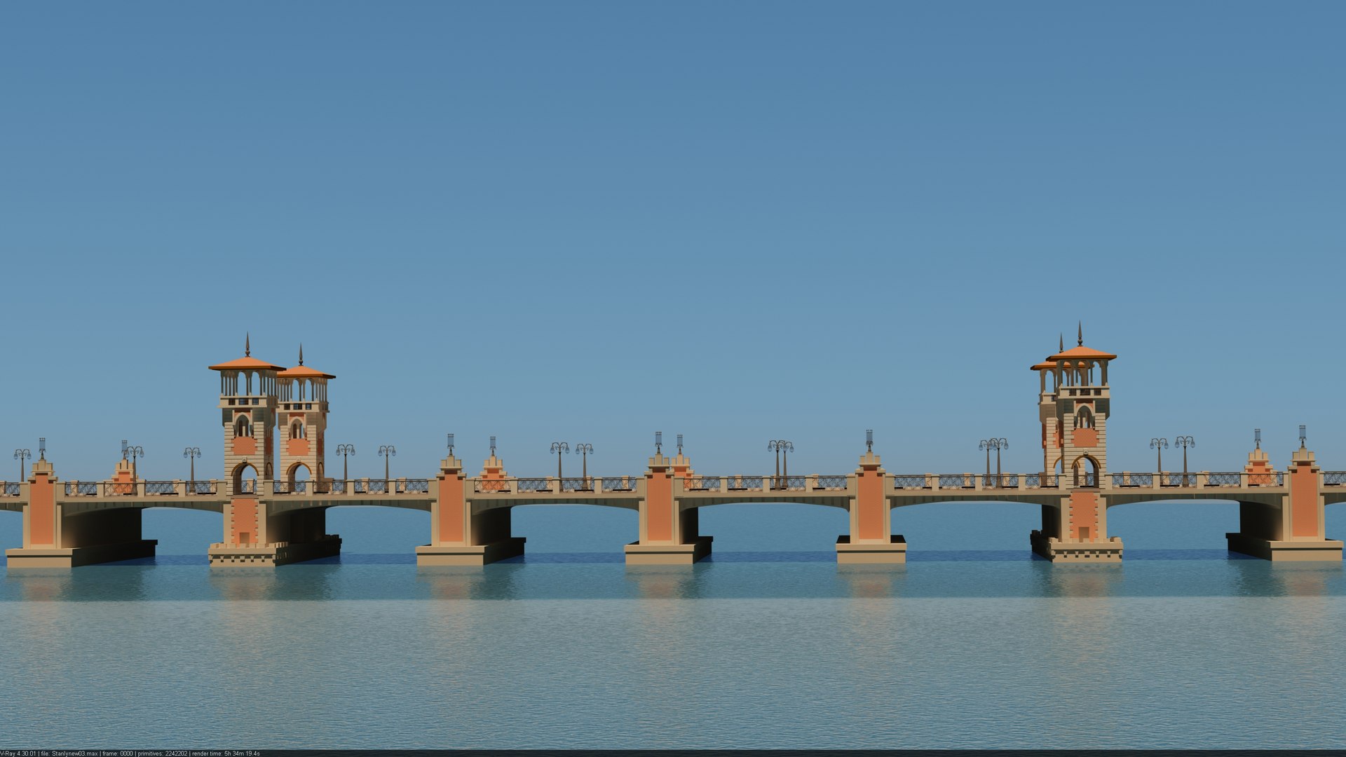 3D Stanley Bridge Model - TurboSquid 1196656