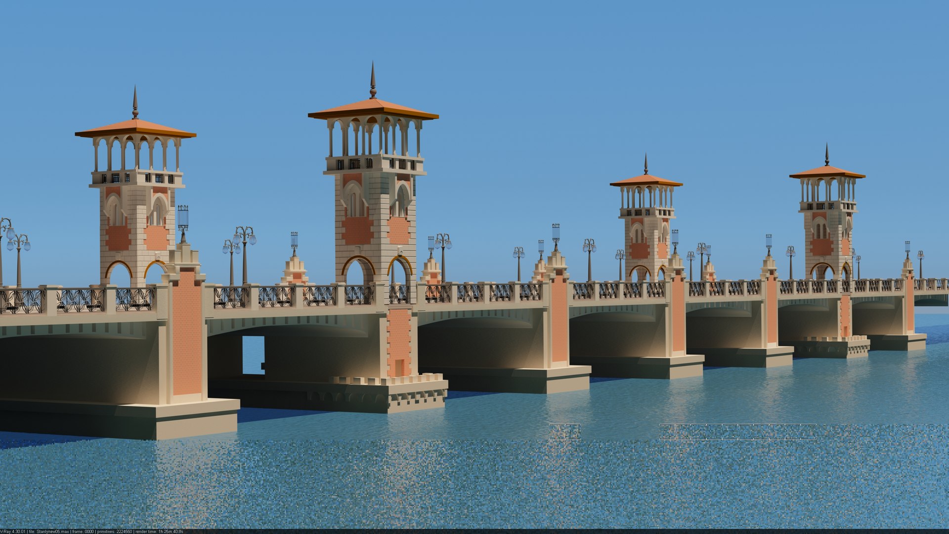 3D Stanley Bridge Model - TurboSquid 1196656