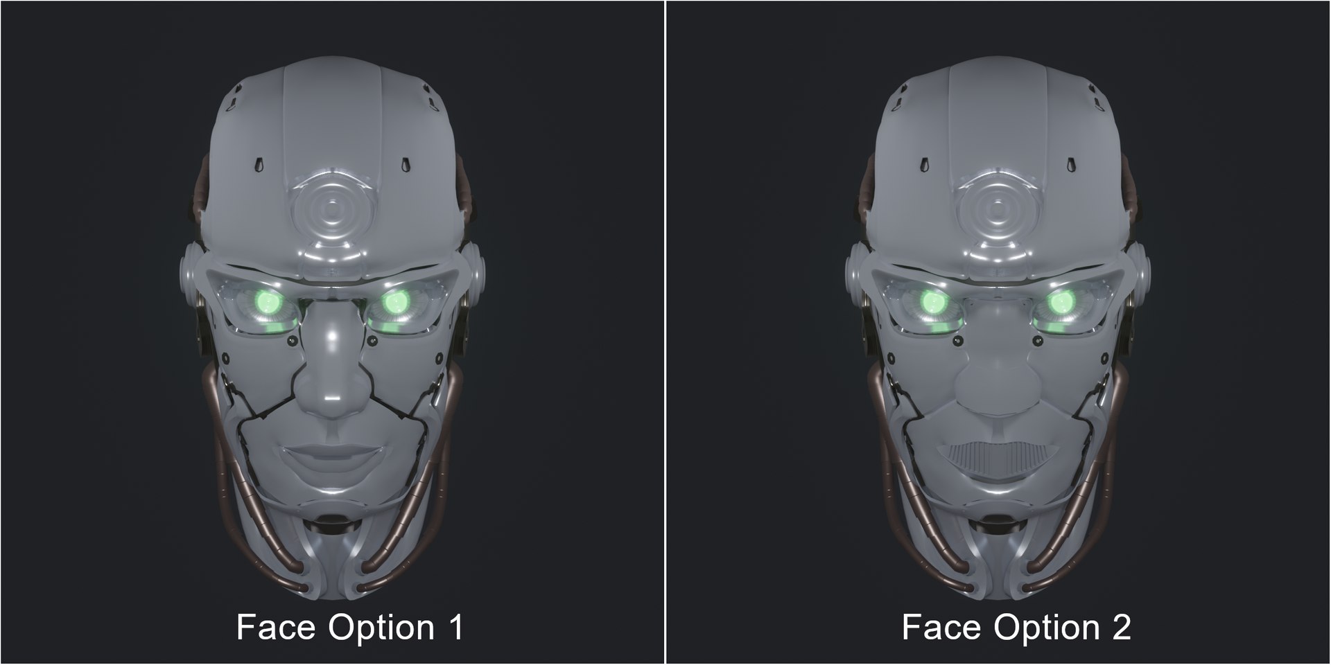 Robot Cyborg Head Kitbash Model - TurboSquid 2281261