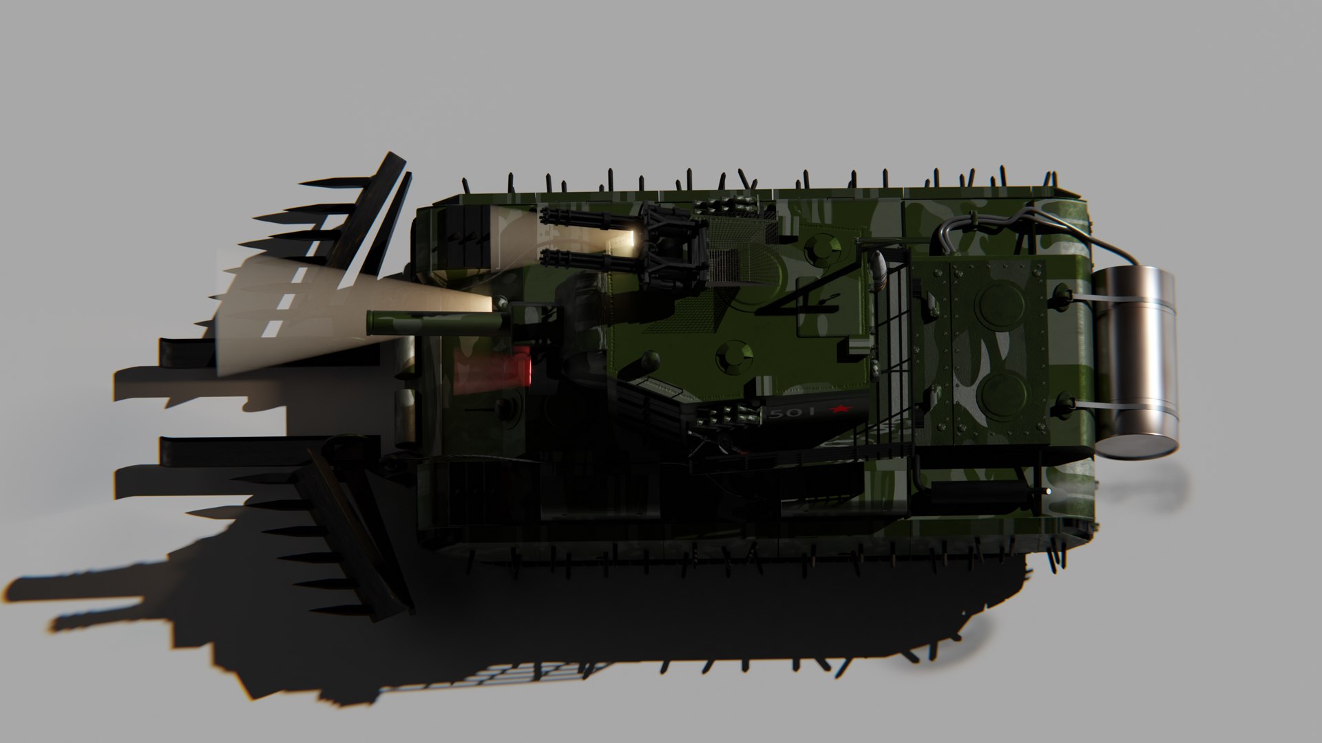 KV-2 3D Model - TurboSquid 1969261
