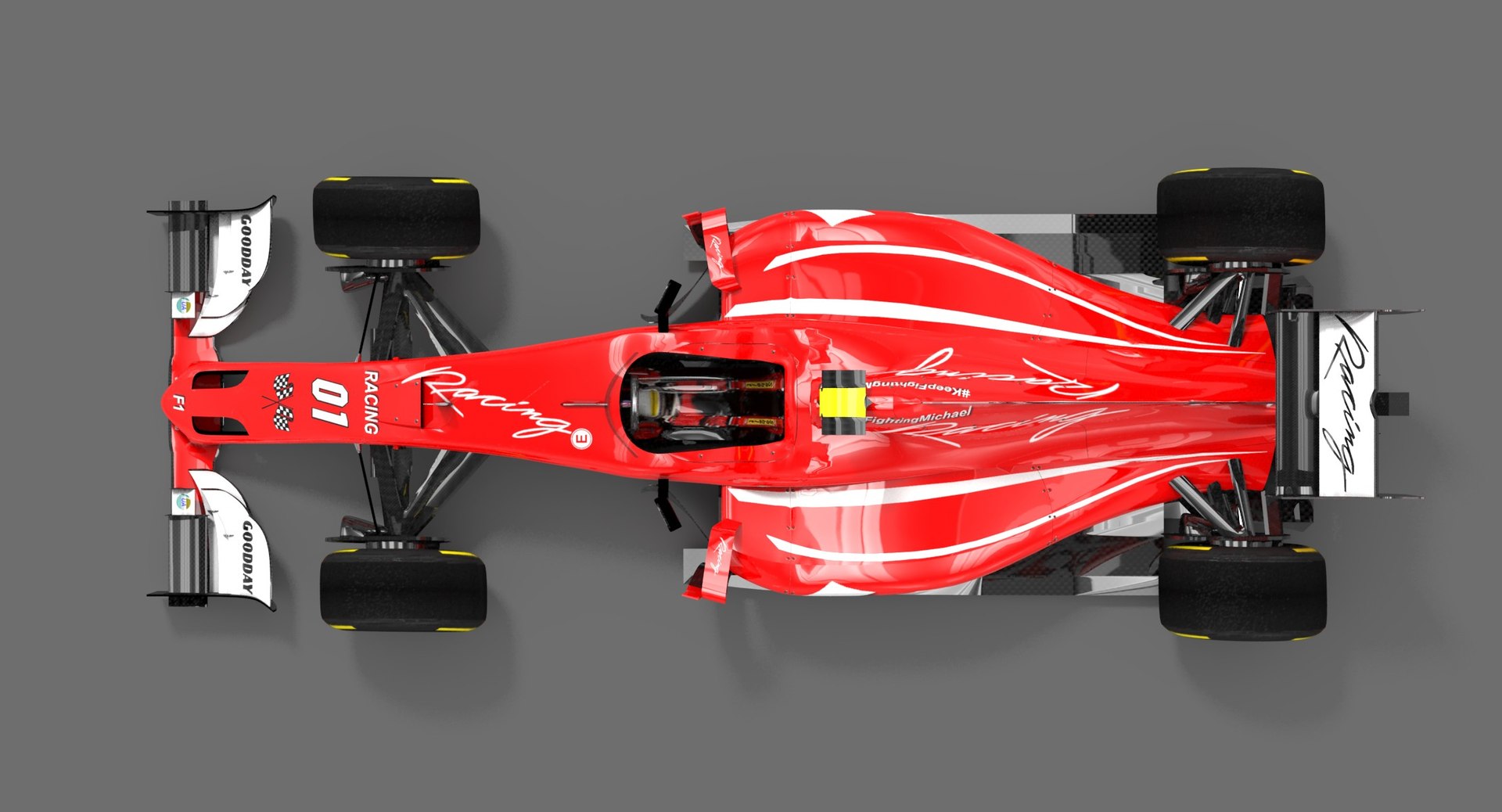 3d Model Generic Formula 1