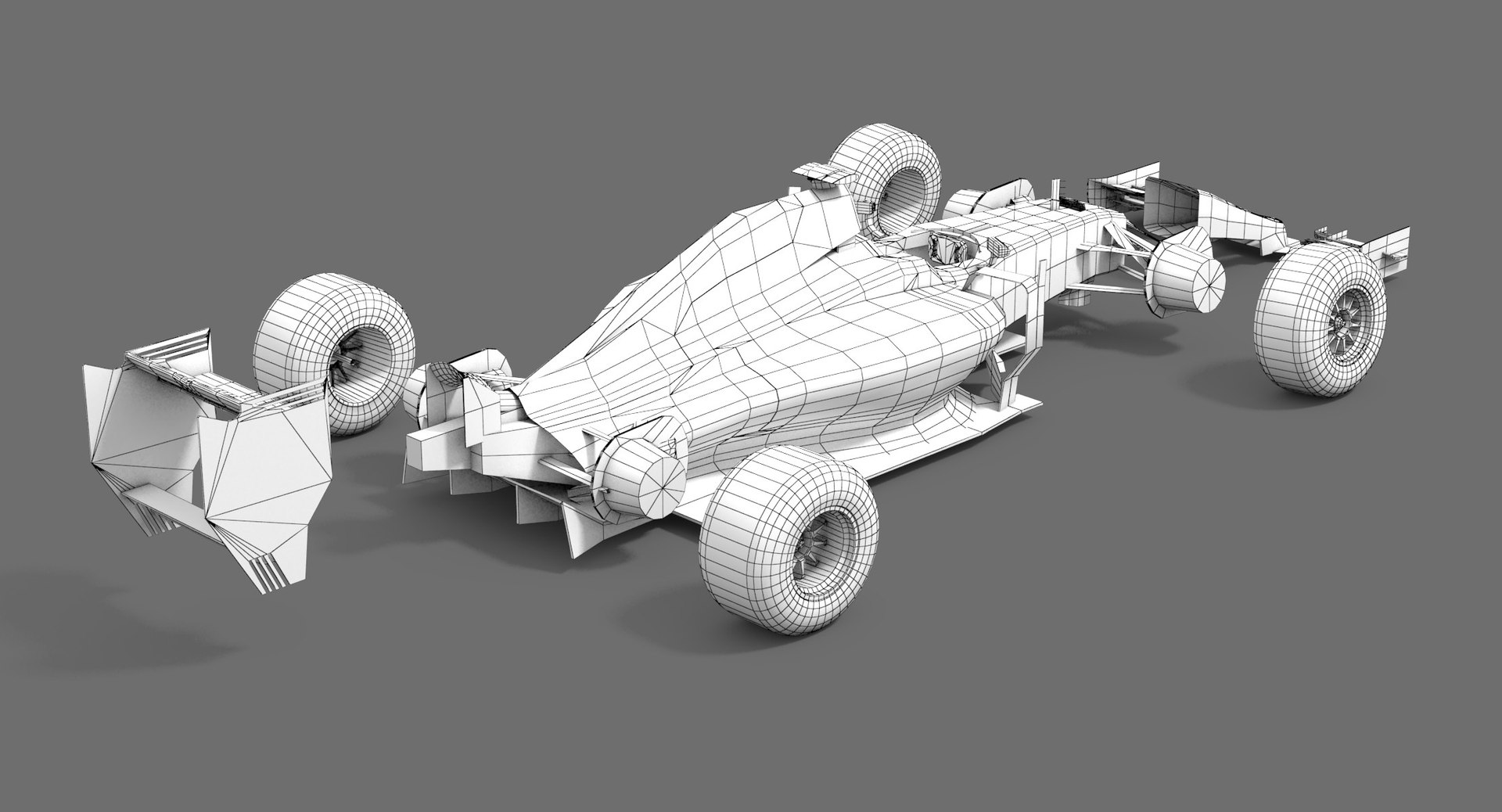 3d Model Generic Formula 1